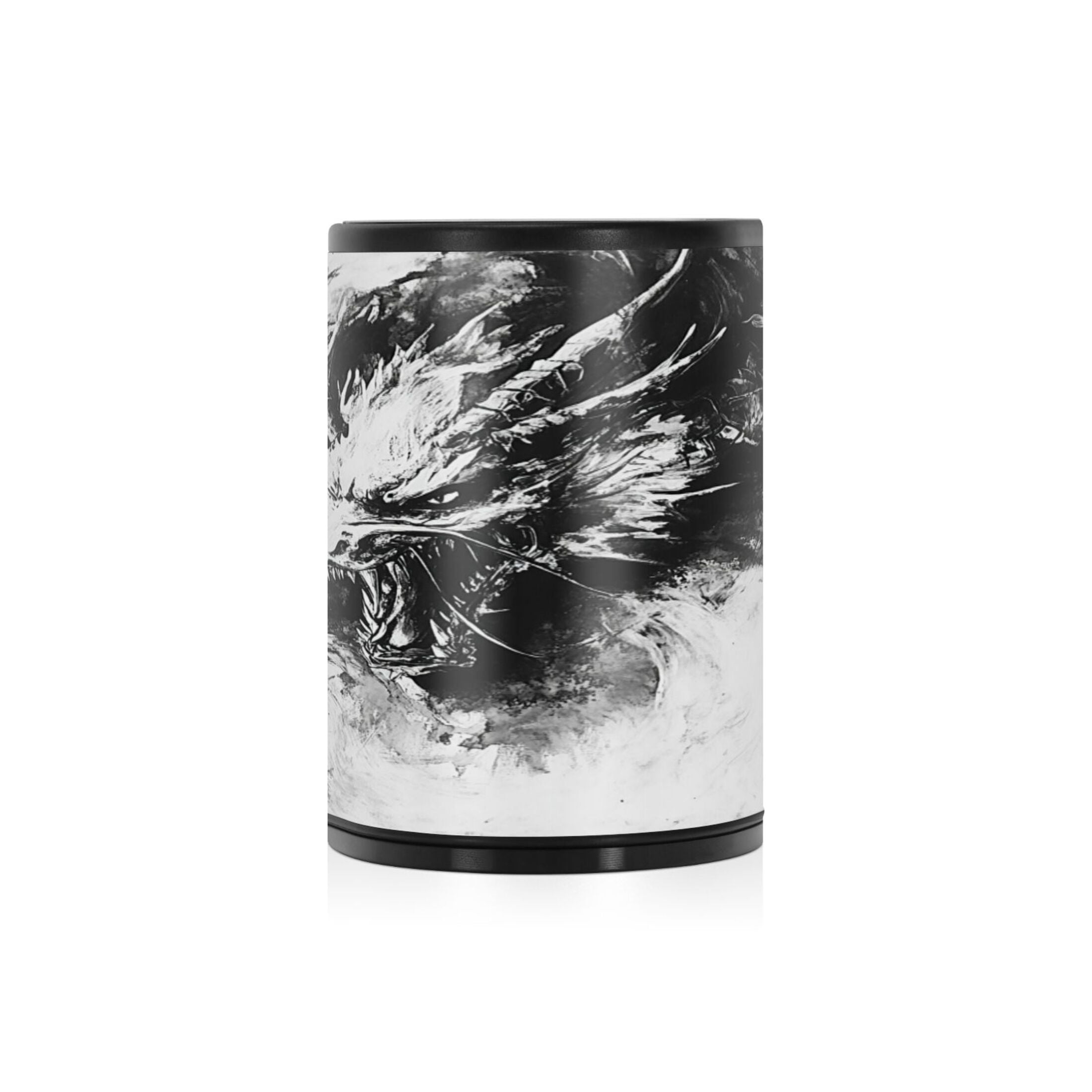 Qxltty Black Dragons Car Ashtray Press Spring-loaded Switch for ...
