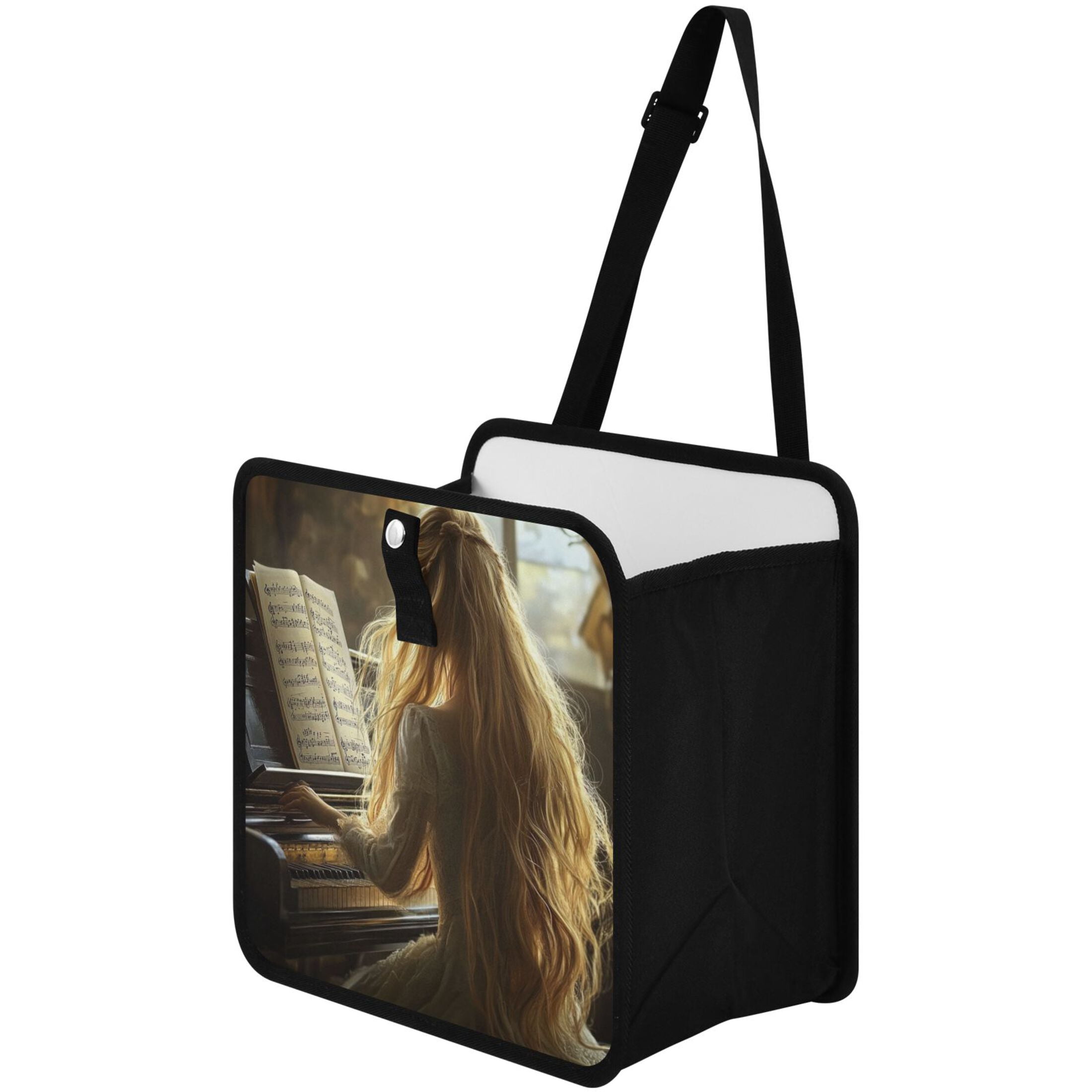 Qxltty Blonde Lass Playing The Piano Car Dumpster Collapsible Rear Seat ...