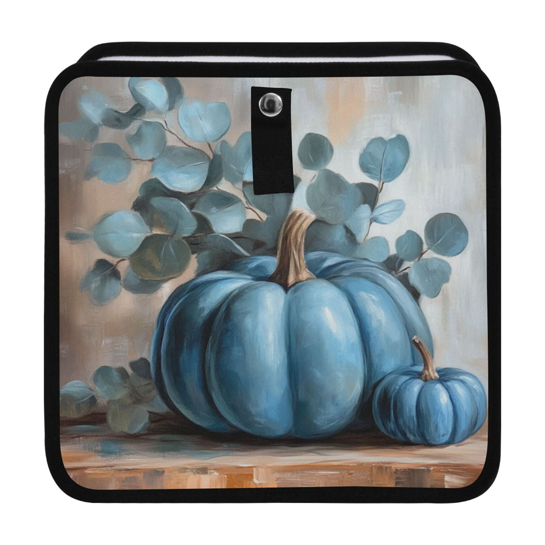 Qxltty Blue Pumpkin Car Dumpster Collapsible Rear Seat Suspension Trash ...