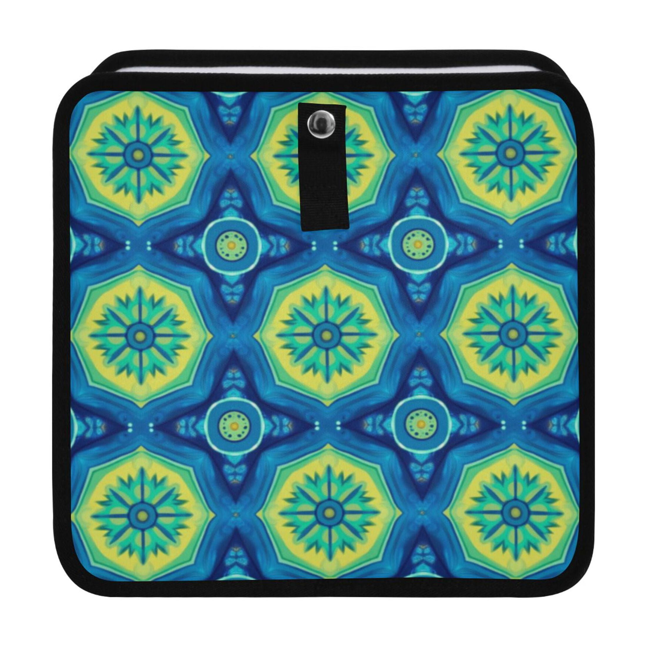 Qxltty Blue Tribal Style Pattern Car Dumpster Collapsible Rear Seat ...