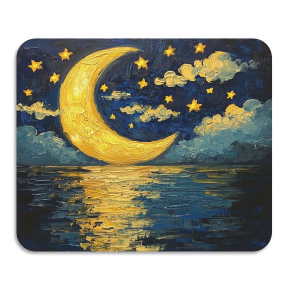 Qxltty Bright Moon over The Water Dish Drying Mat Coffee Bar Mats ...