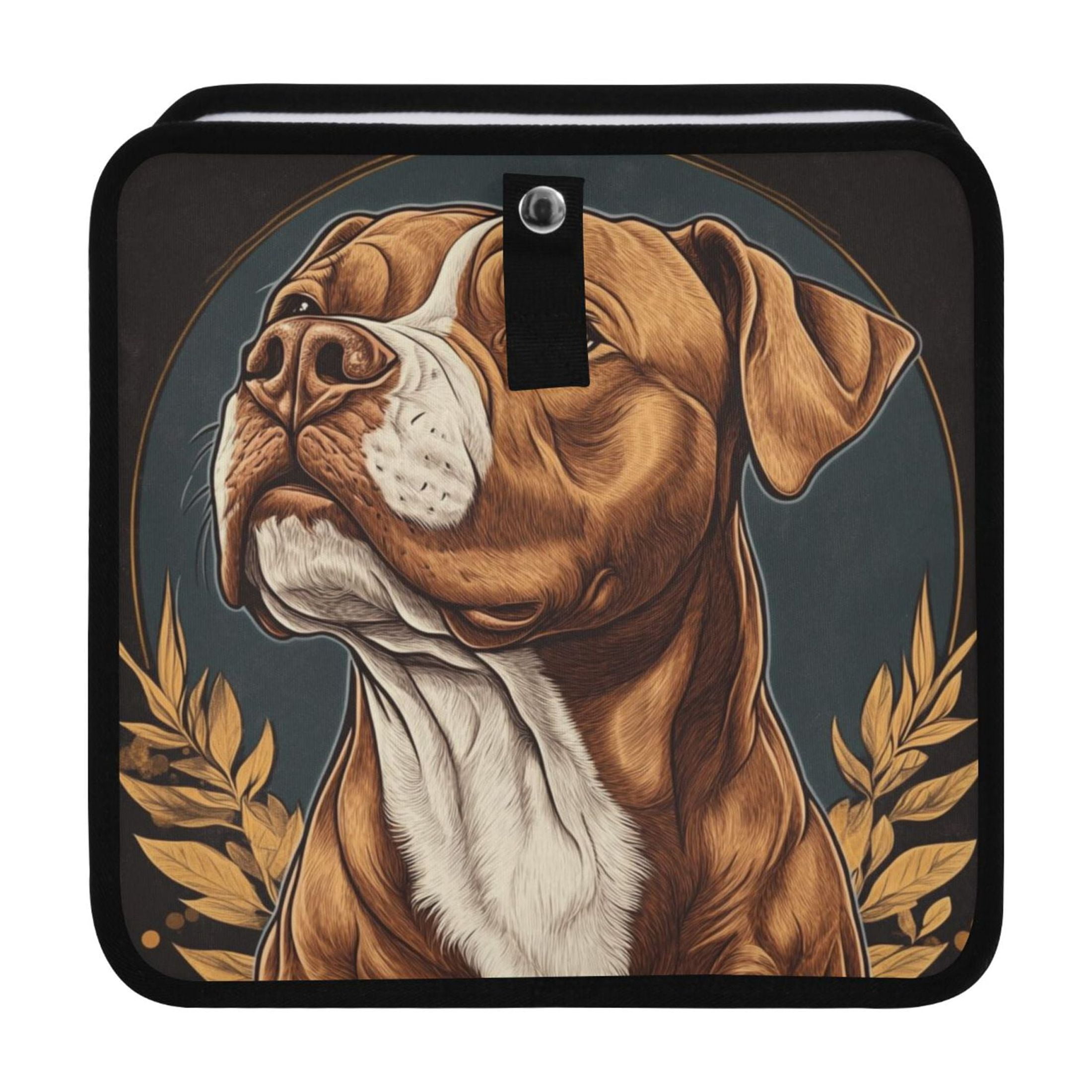 Qxltty Brown Pit Bull Illustration Car Dumpster Collapsible Rear Seat ...
