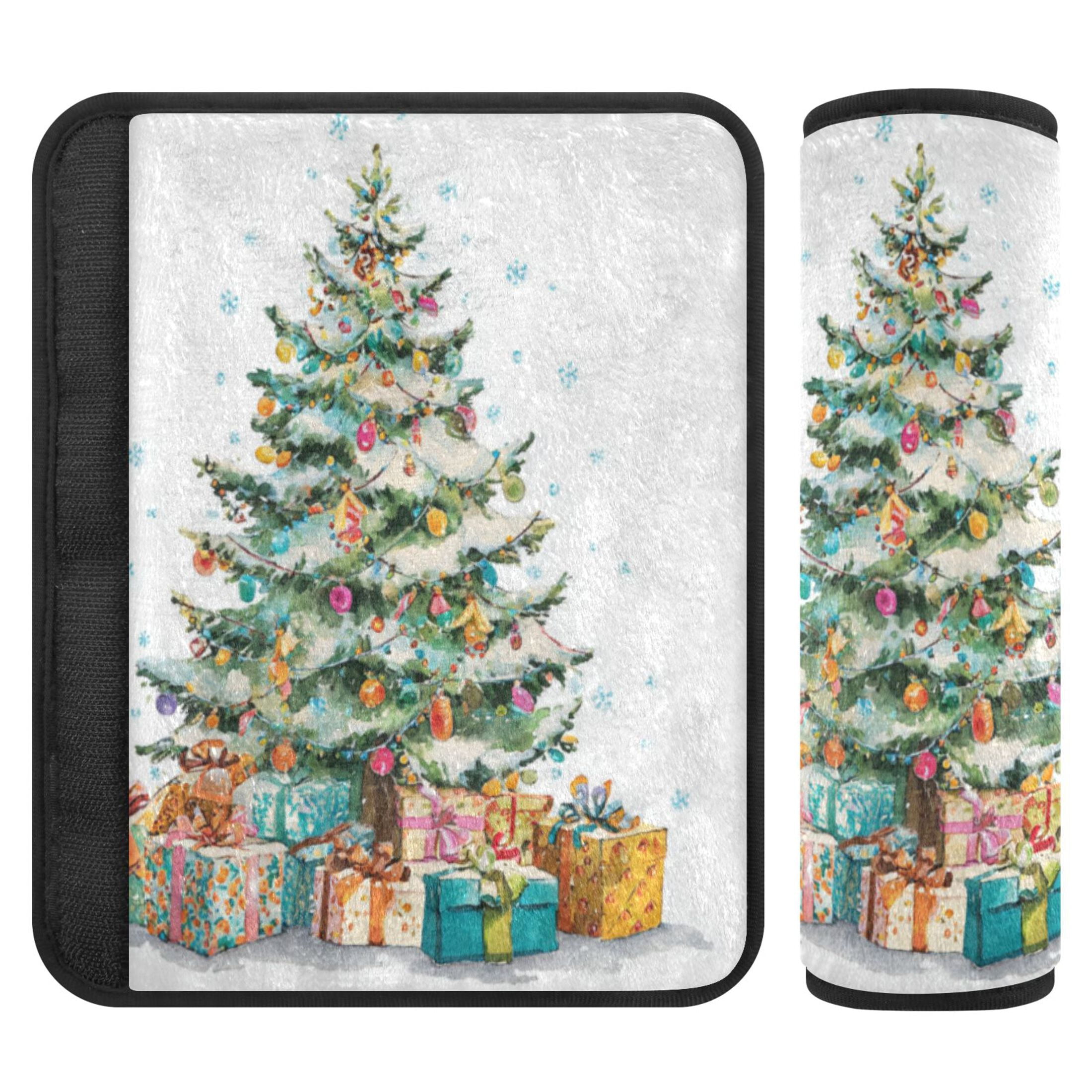 Qxltty Christmas Tree Gifts Car Seat Strap Pads are Soft and Snug ...