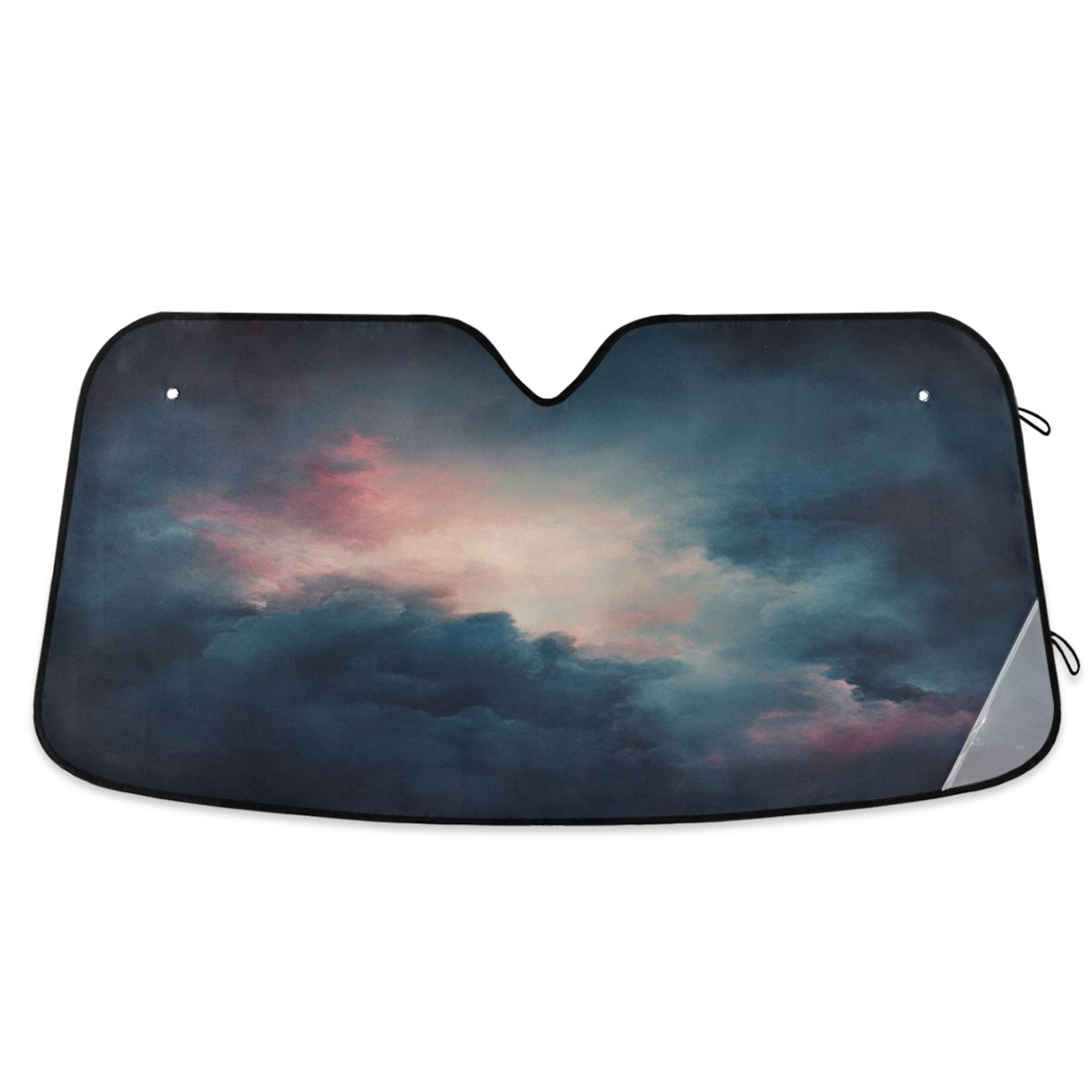 Qxltty Clouds Dense Sky Car Windshield Sunshades Foldable UV Rays Sun ...
