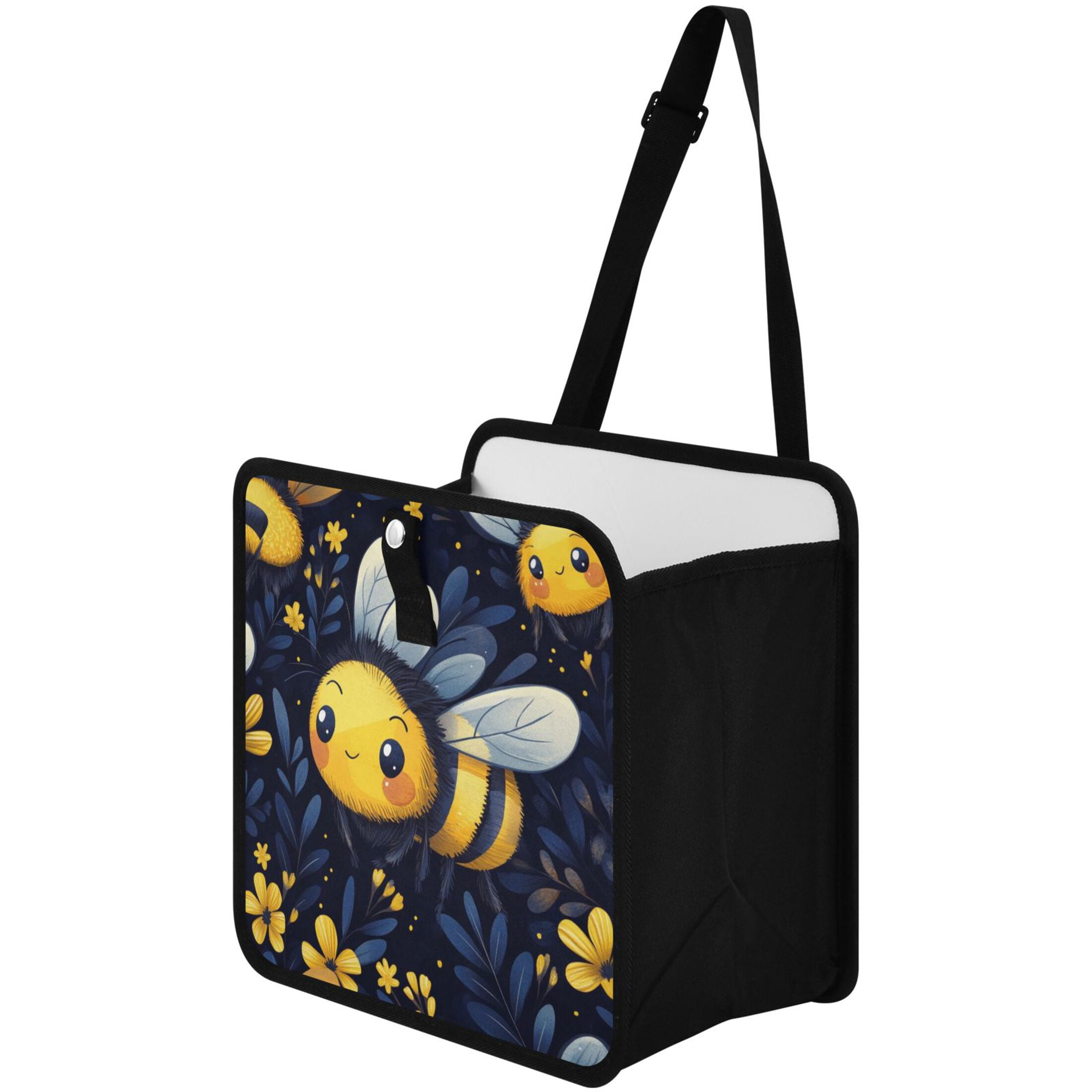 Qxltty Cute Cartoon Bumble Bee Pattern Car Dumpster Collapsible Rear ...