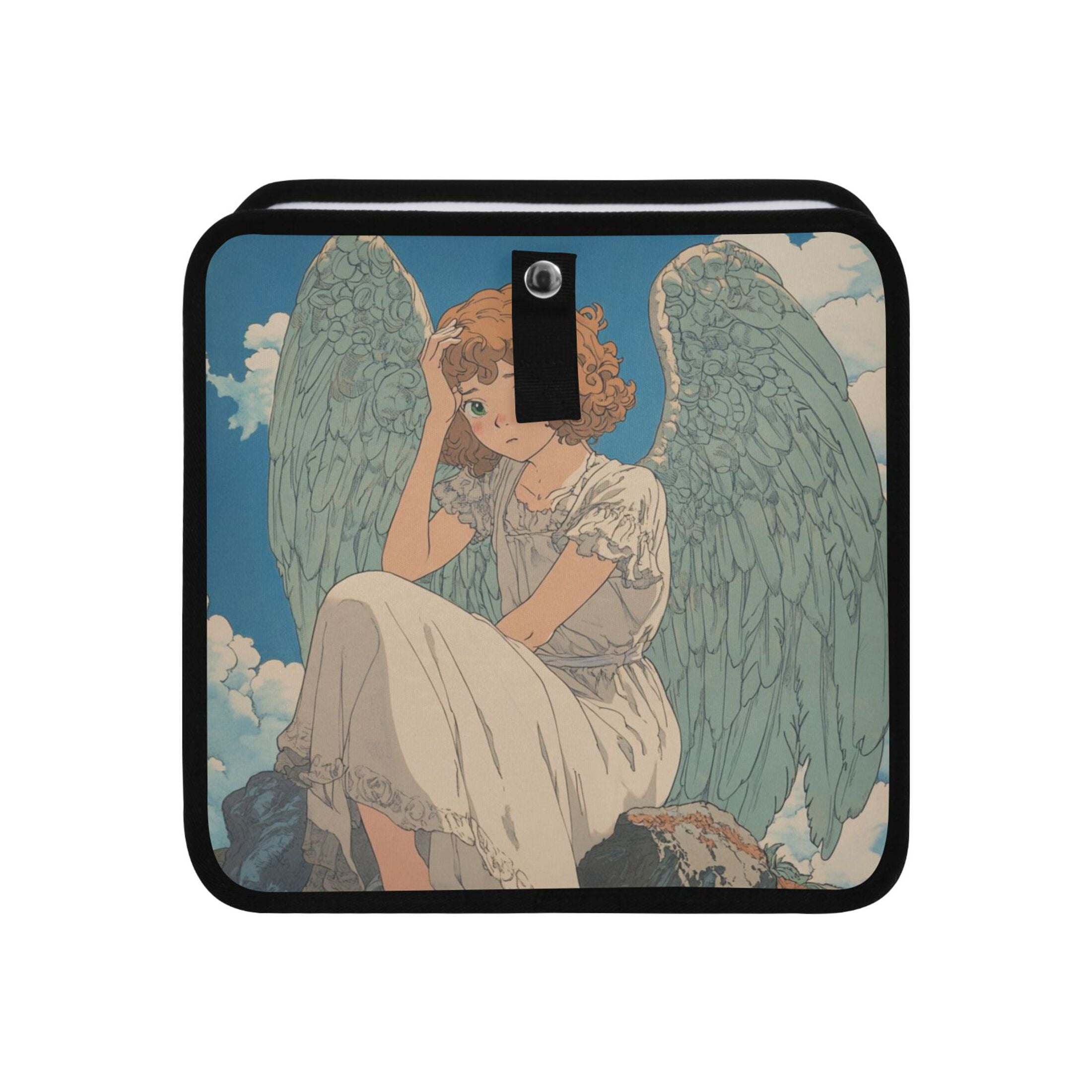 Qxltty Cute Curly Angel Car Dumpster Collapsible Rear Seat Suspension ...