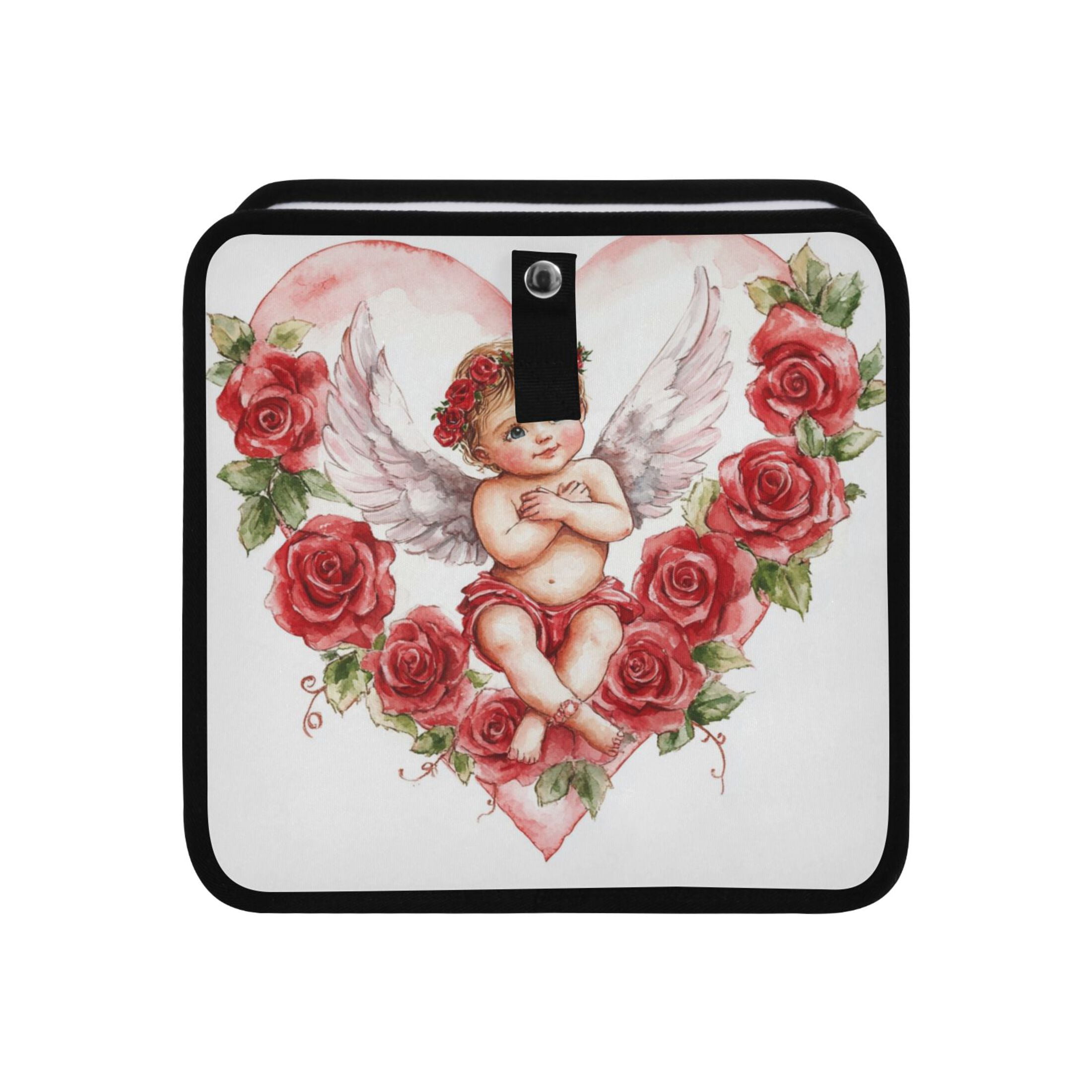 Qxltty Cute Little Angel Cupid Pattern Car Dumpster Collapsible Rear ...