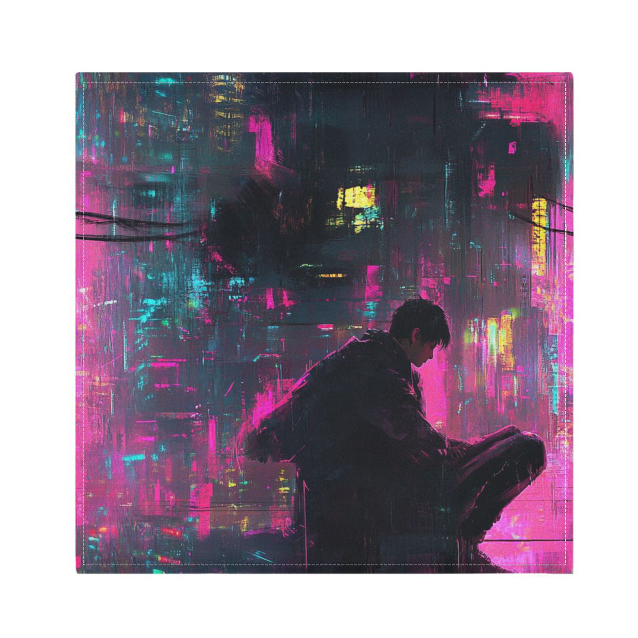Qxltty Cyberpunk's Cool Boy Napkins 20×20in Perfect for Parties Dinners ...