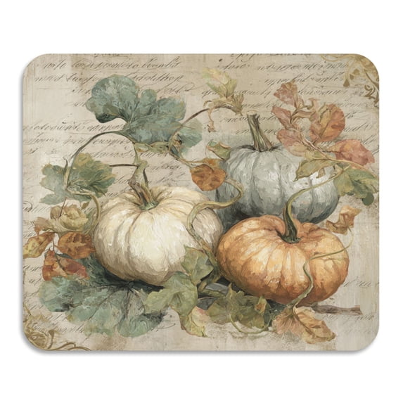 Qxltty Fall Pumpkin Maple Leaf Dish Drying Mat Coffee Bar Mats Rubber ...