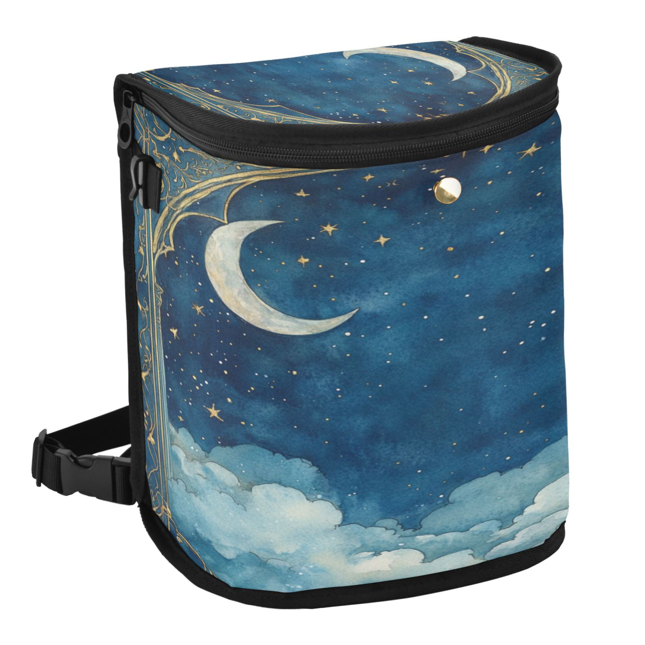 Qxltty Fantasy Palace Car Trash Can with Lid Vehicle Backseat Hanging ...
