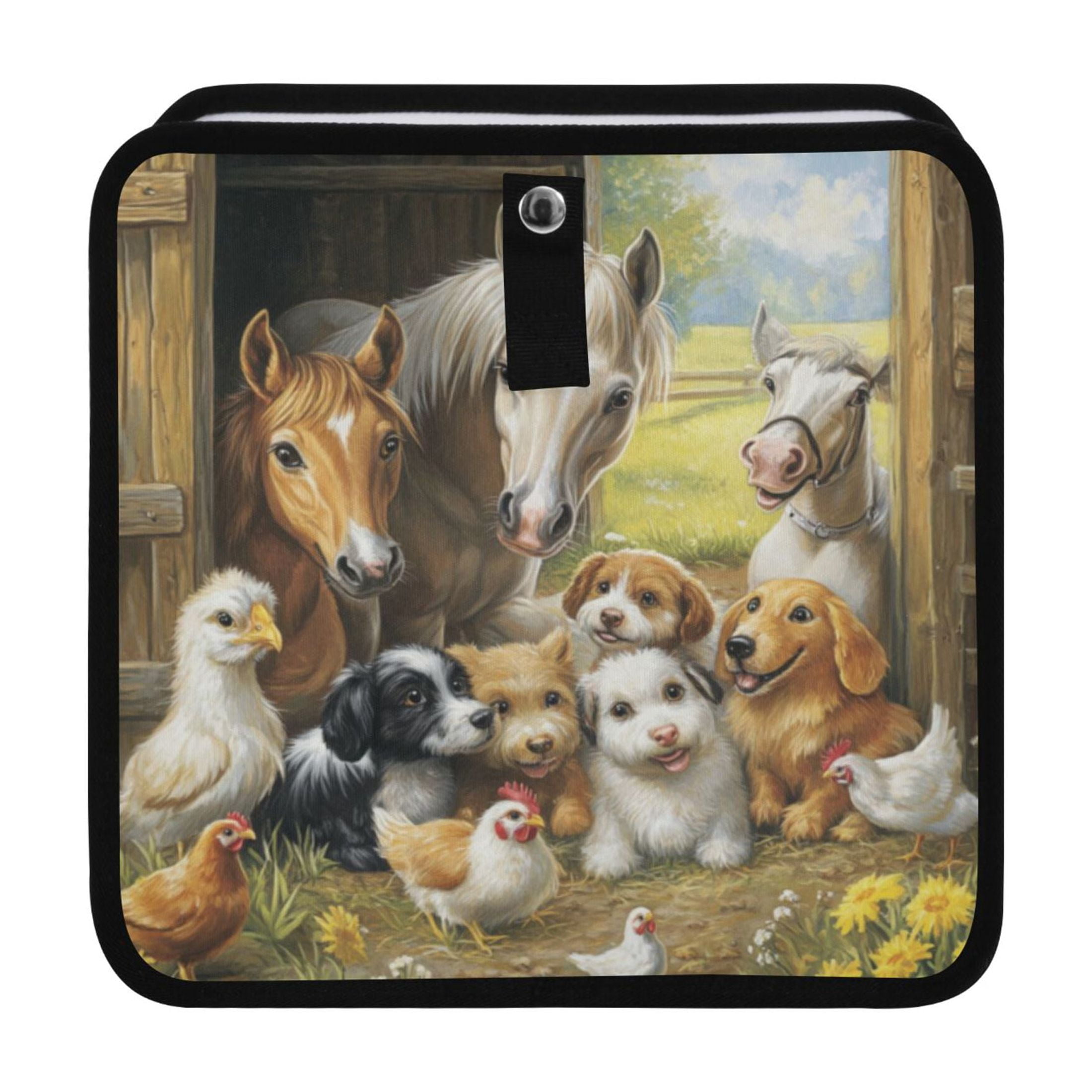 Qxltty Farm Animals Car Dumpster Collapsible Rear Seat Suspension Trash ...