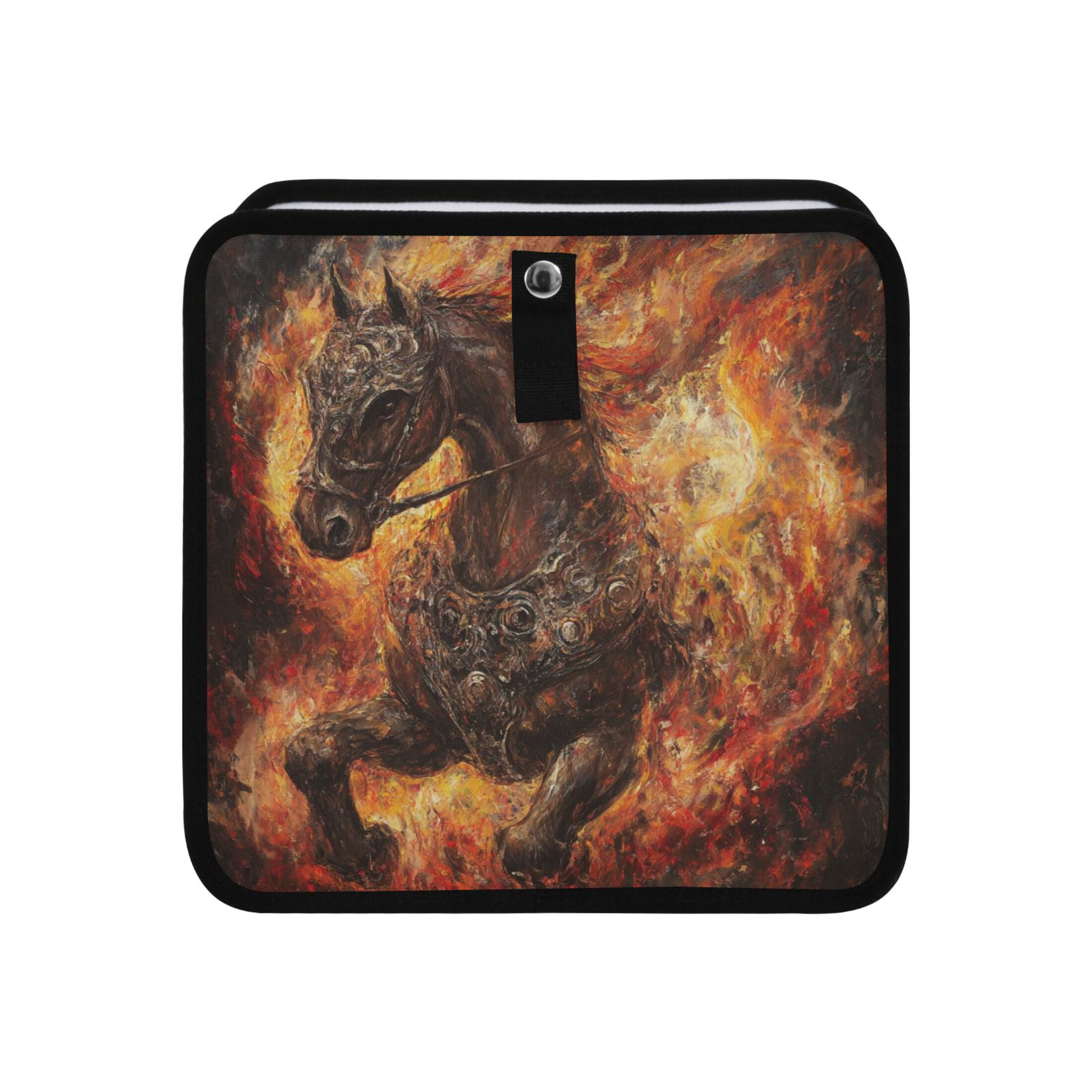 Qxltty Fiery Warrior Horse Car Dumpster Collapsible Rear Seat ...