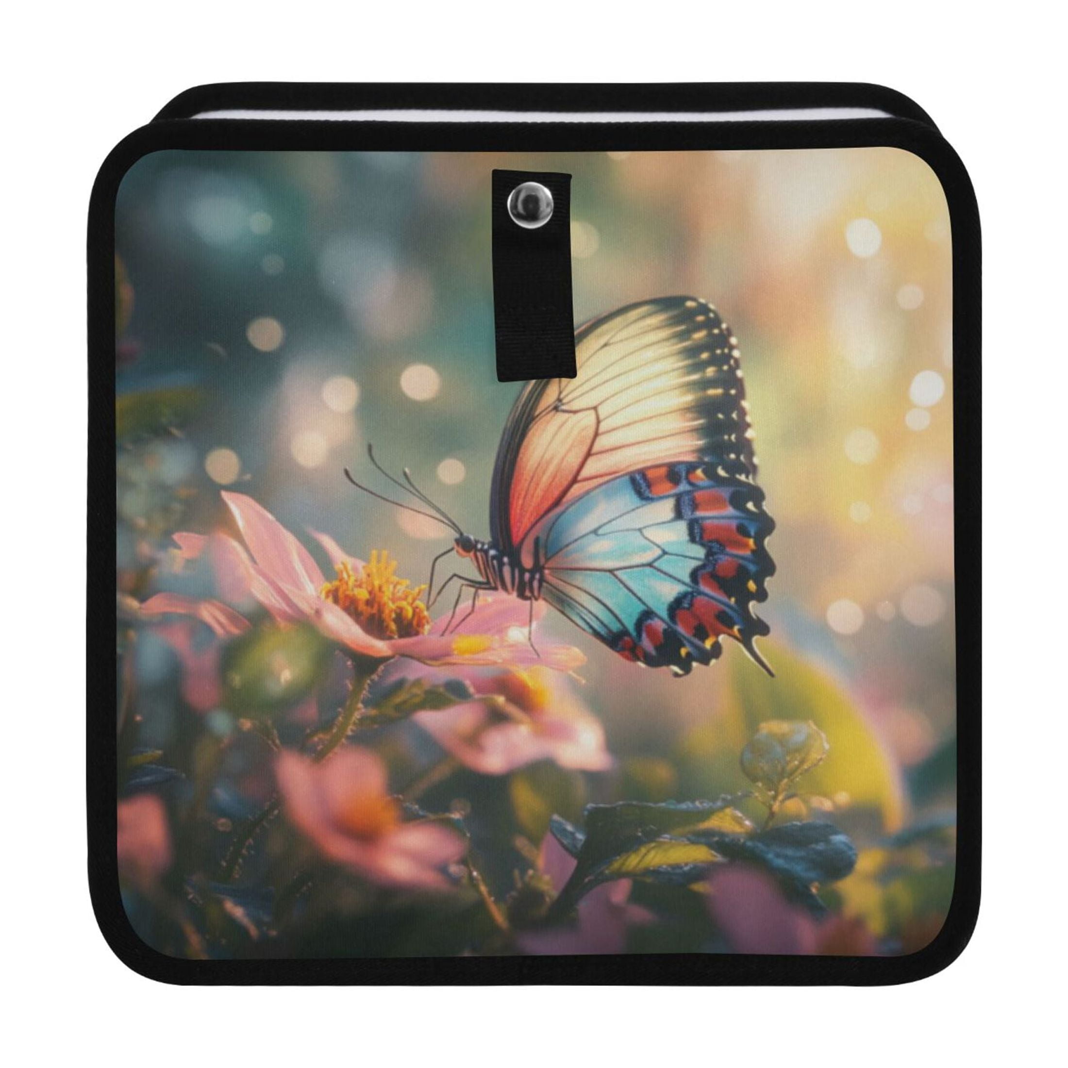 Qxltty Flower Butterflies Car Dumpster Collapsible Rear Seat Suspension ...