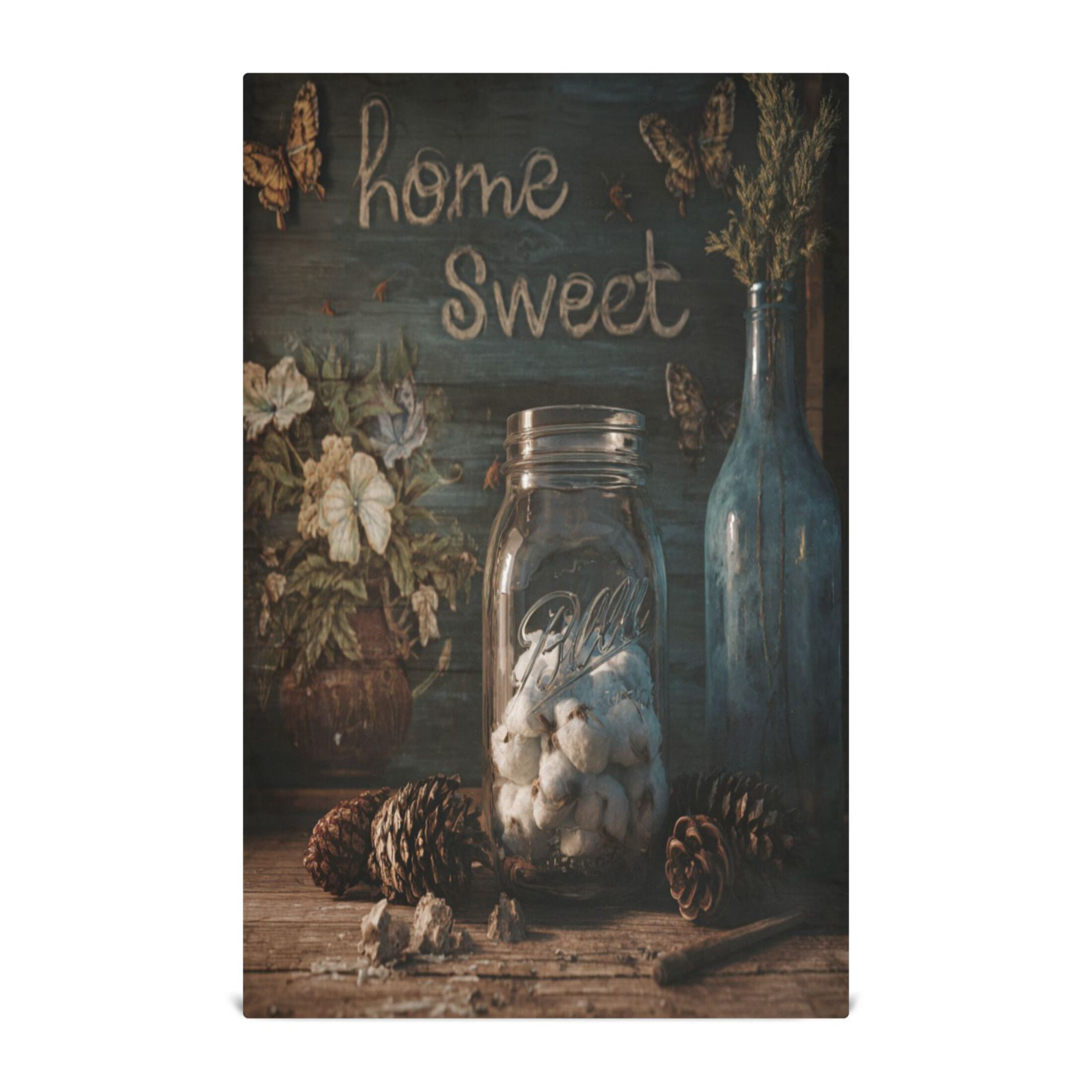 Qxltty Home Sweet Kitchen Towels 28 x 18 Inch Set of 6 Soft Cotton ...