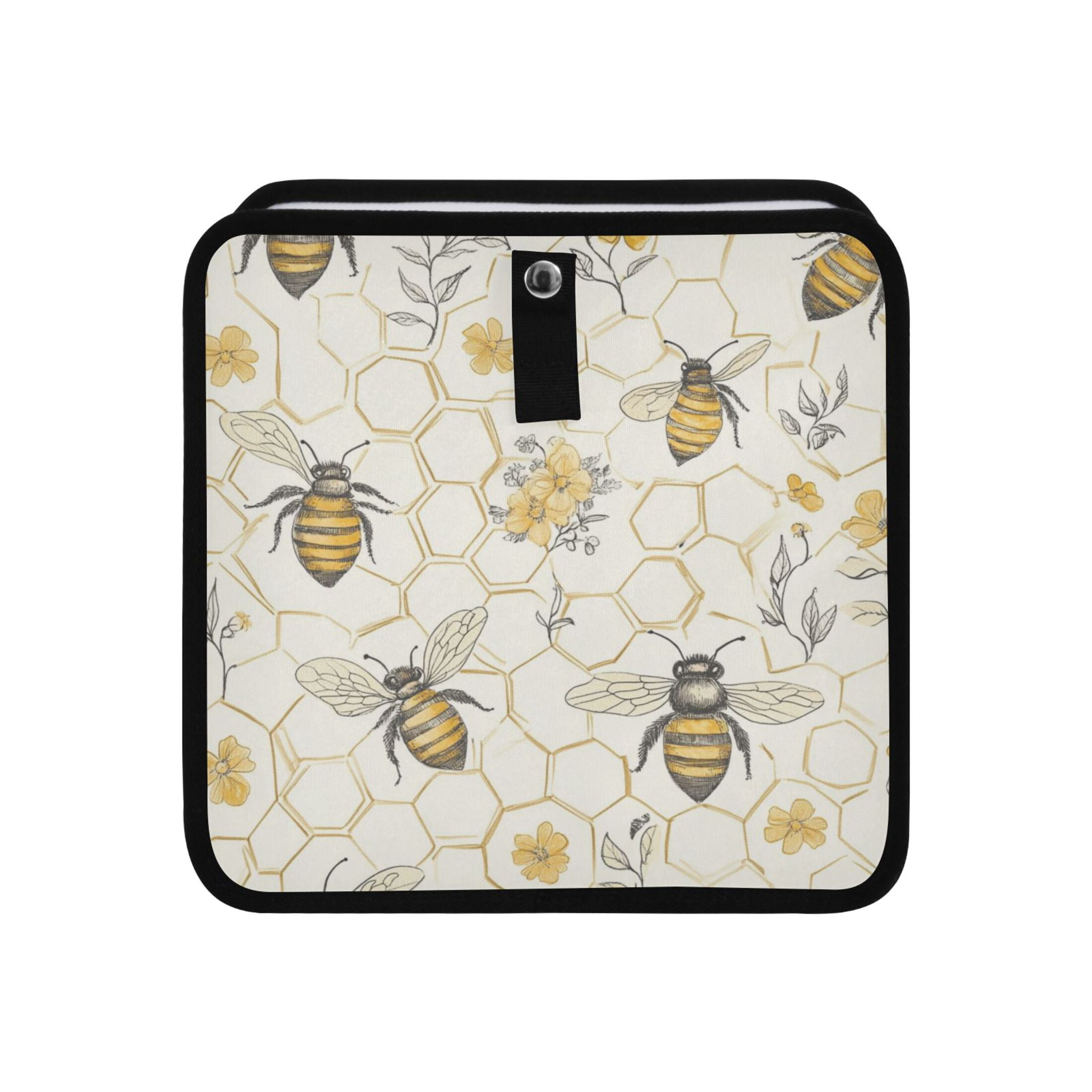 Qxltty Honeycomb with Bees Pattern Car Dumpster Collapsible Rear Seat ...