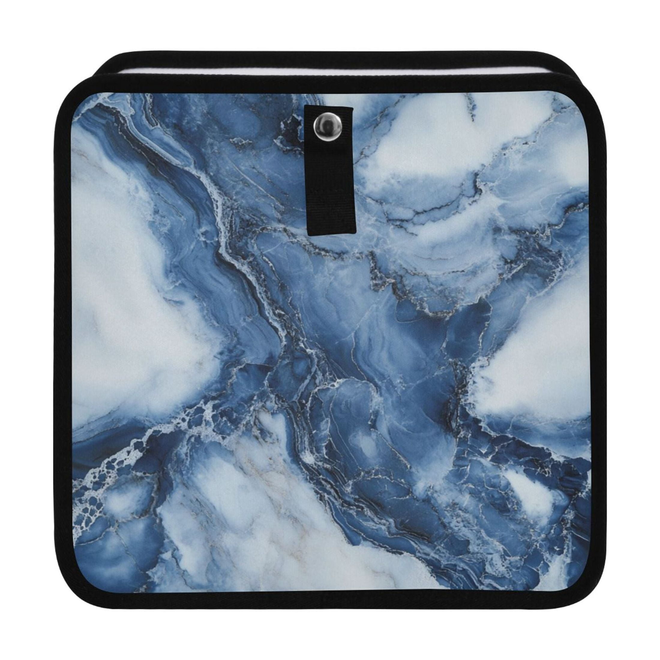 Qxltty Ink Blue White Marble Car Dumpster Collapsible Rear Seat ...