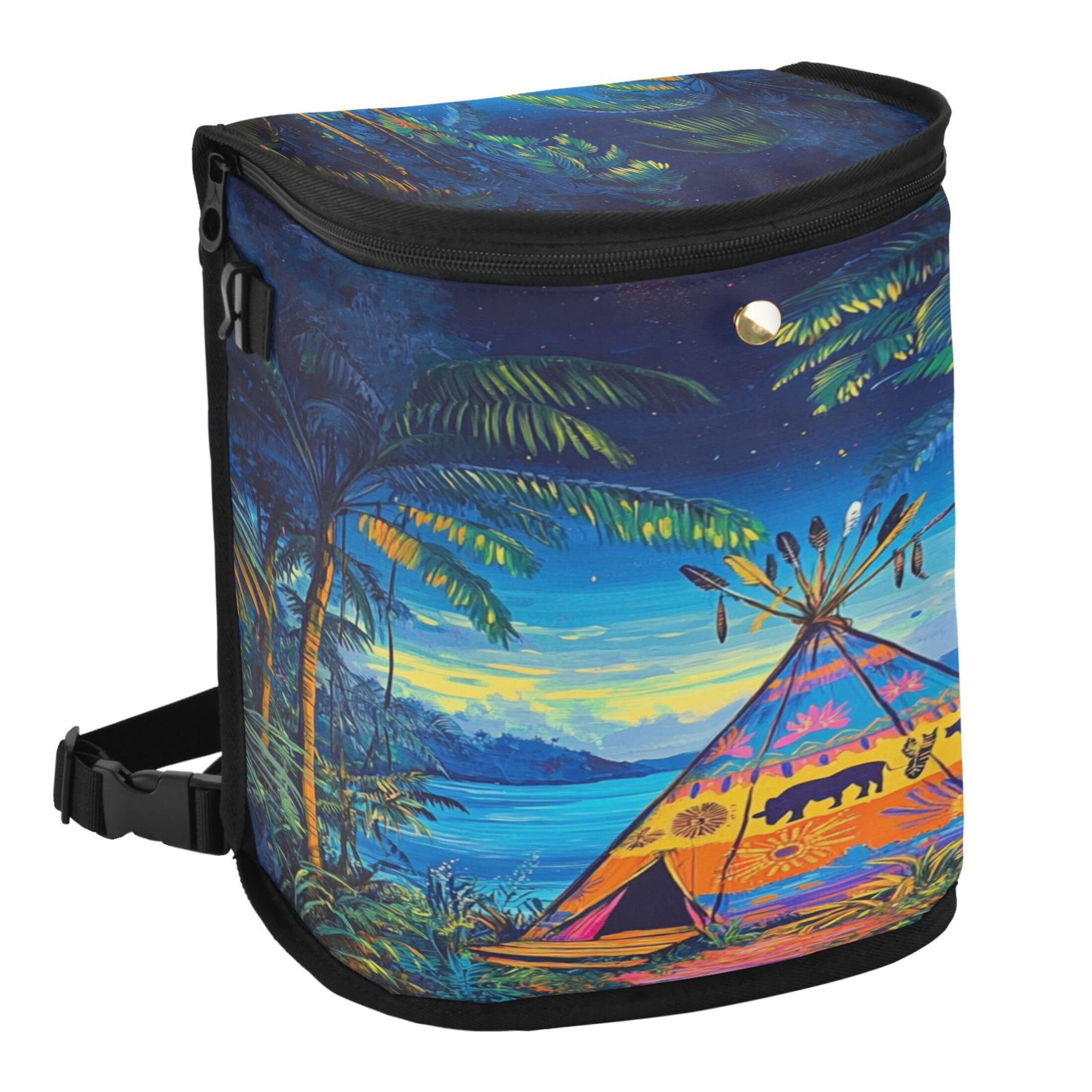 Qxltty Jungle Tent Car Trash Can with Lid Vehicle Backseat Hanging Leak ...