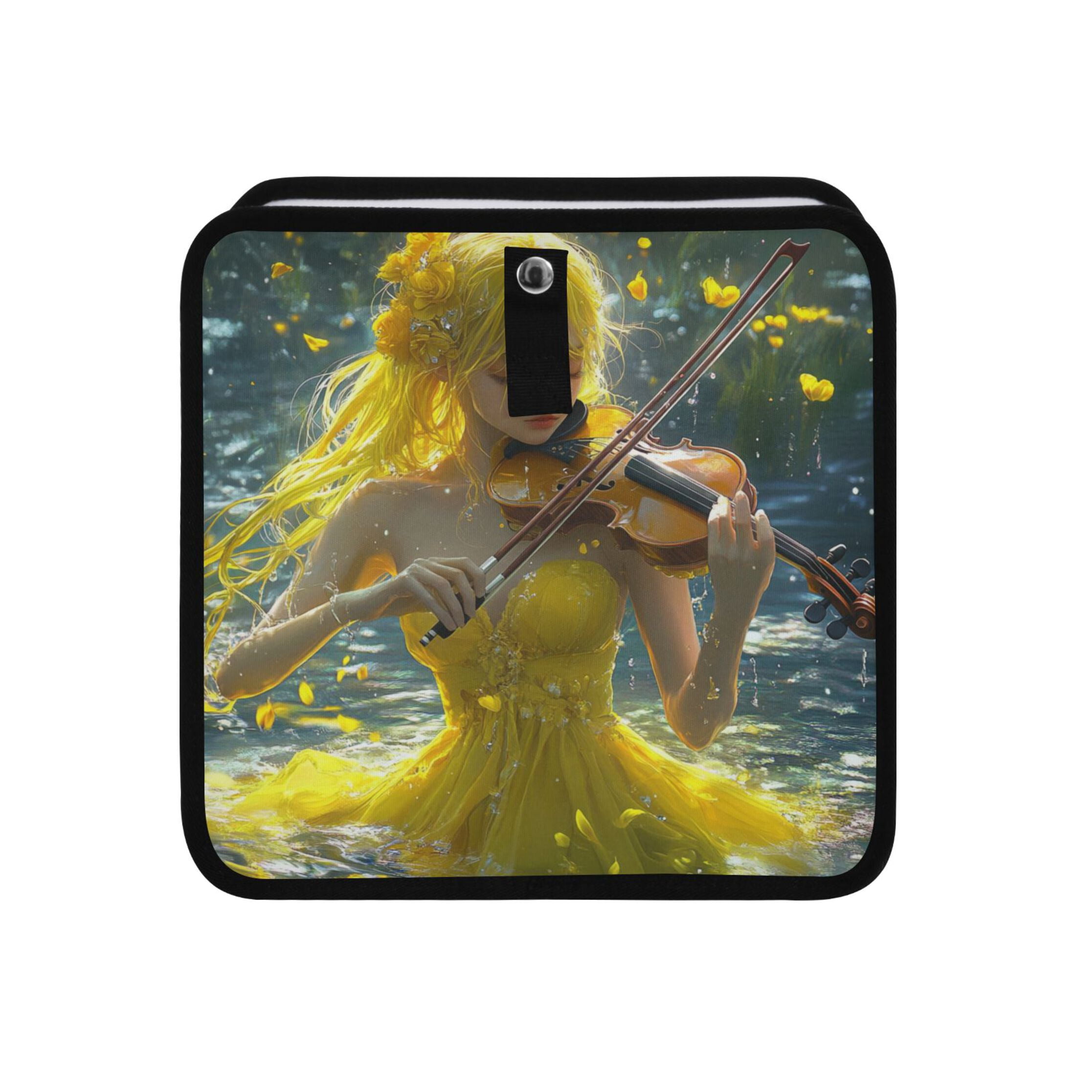 Qxltty Lass Playing Violin on The Water Car Dumpster Collapsible Rear ...