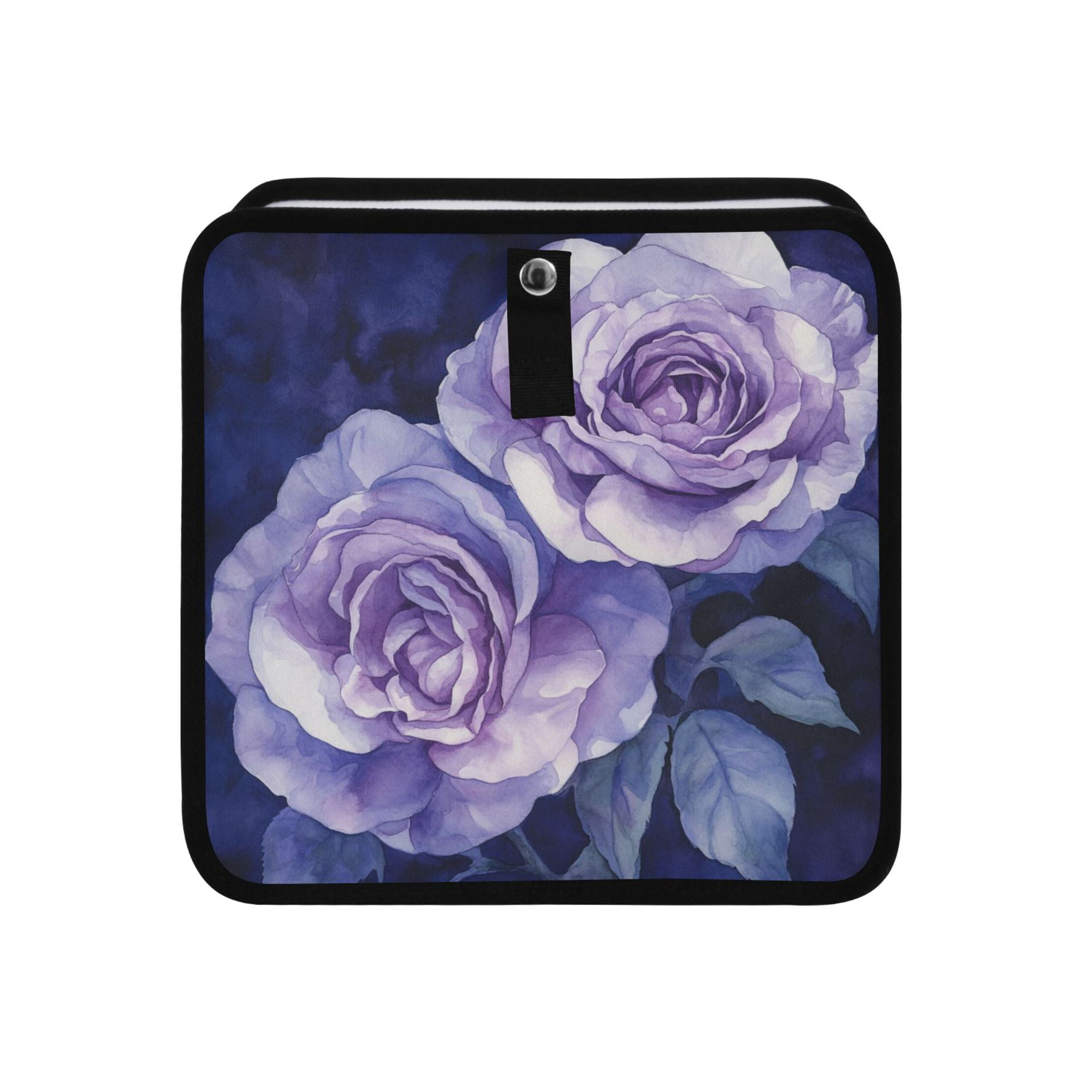 Qxltty Lilac Rose Car Dumpster Collapsible Rear Seat Suspension Trash ...