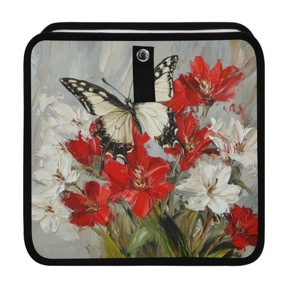 Qxltty Lily Butterfly Car Dumpster Collapsible Rear Seat Suspension ...