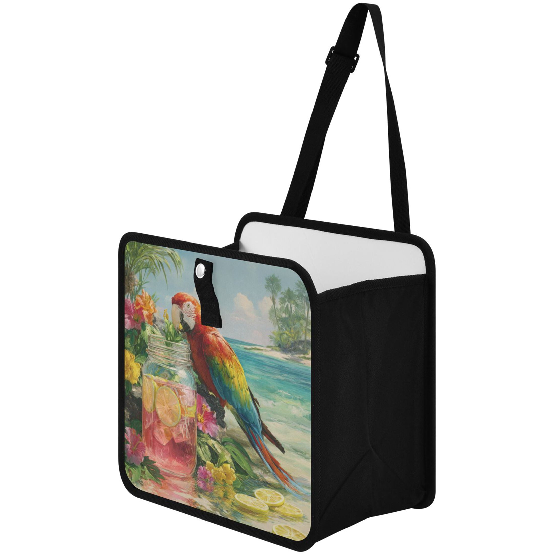 Qxltty Macaw Car Dumpster Collapsible Rear Seat Suspension Trash for ...