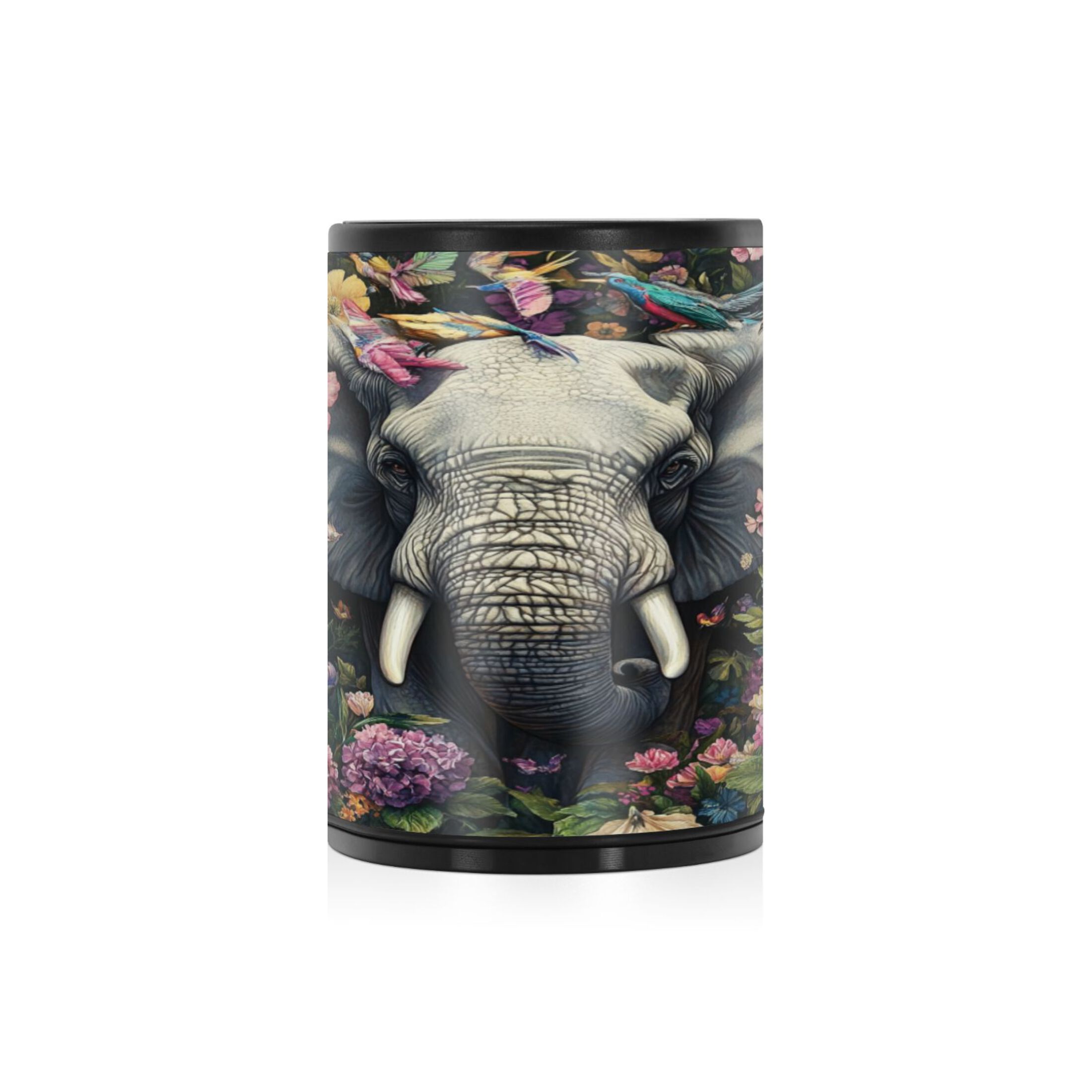 Qxltty Majestic Elephant Car Ashtray Press Spring-loaded Switch for ...