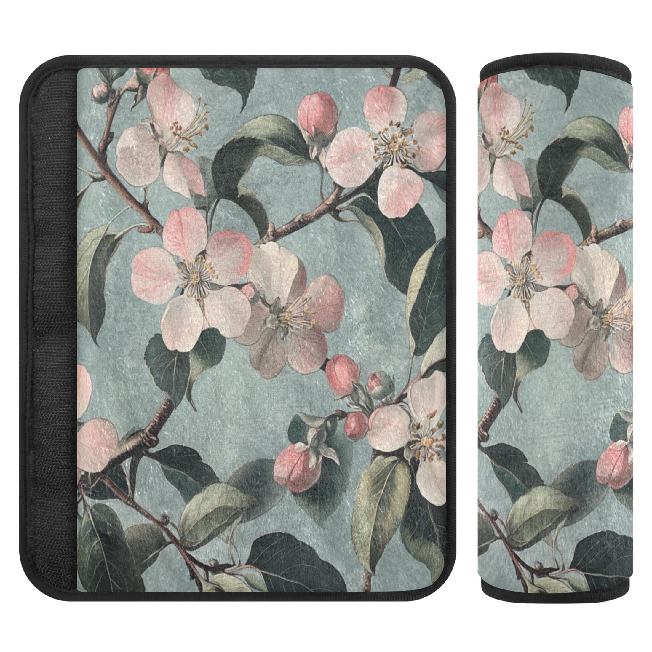 Qxltty Malus Spectabilis Car Seat Strap Pads are Soft and Snug Fitting ...