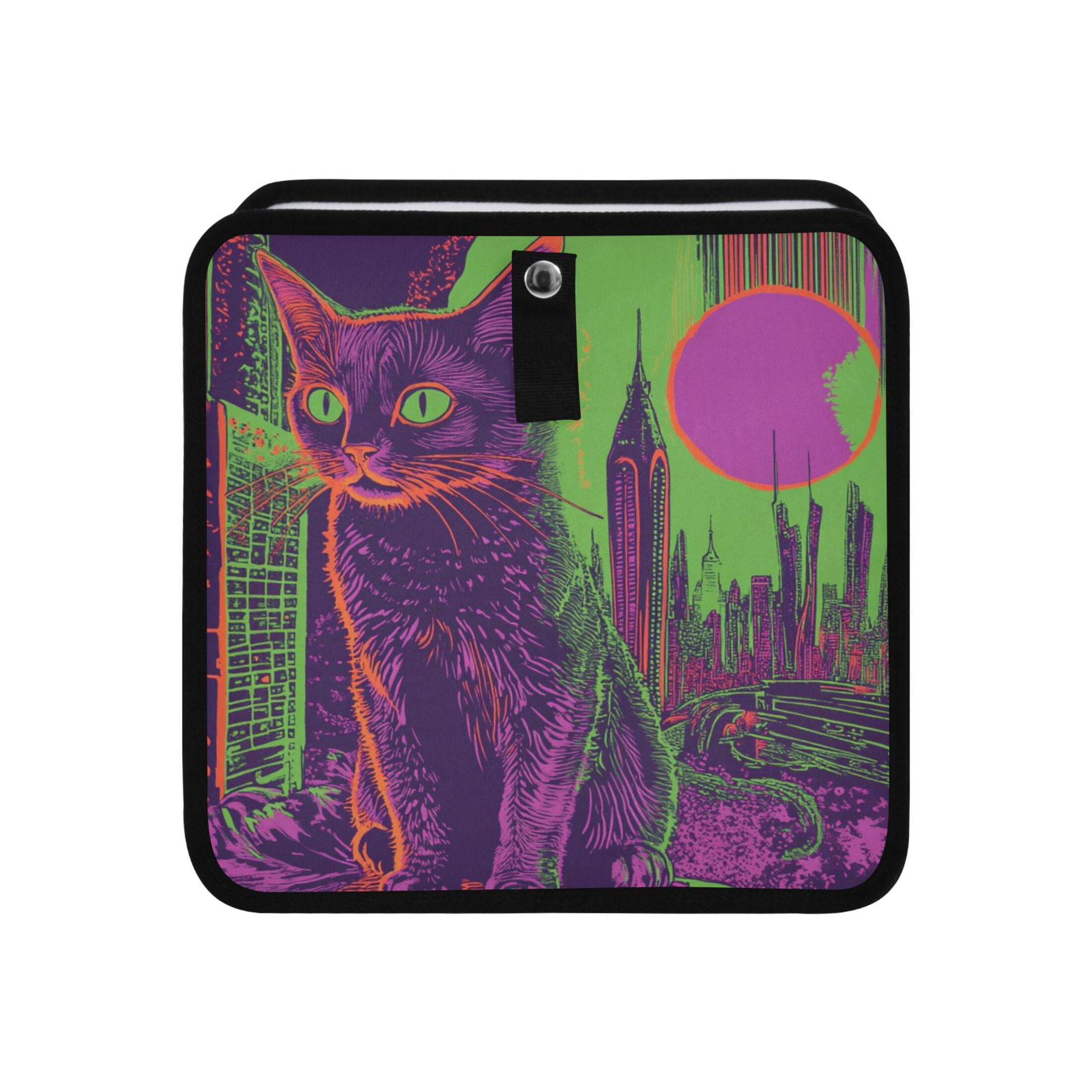 Qxltty Moebius Cat Car Dumpster Collapsible Rear Seat Suspension Trash ...