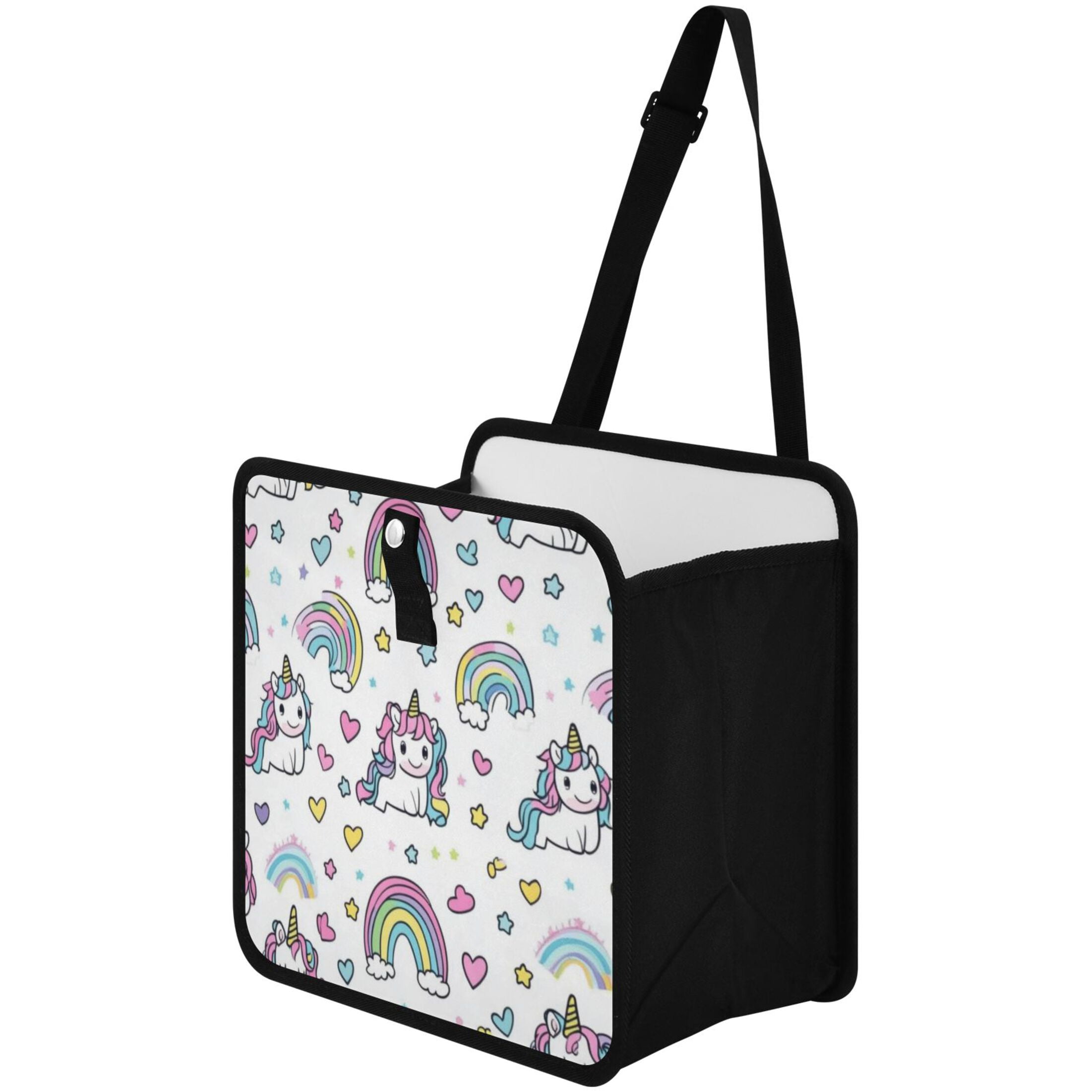 Qxltty Pattern with Cute Unicorns and Rainbows Car Dumpster Collapsible ...