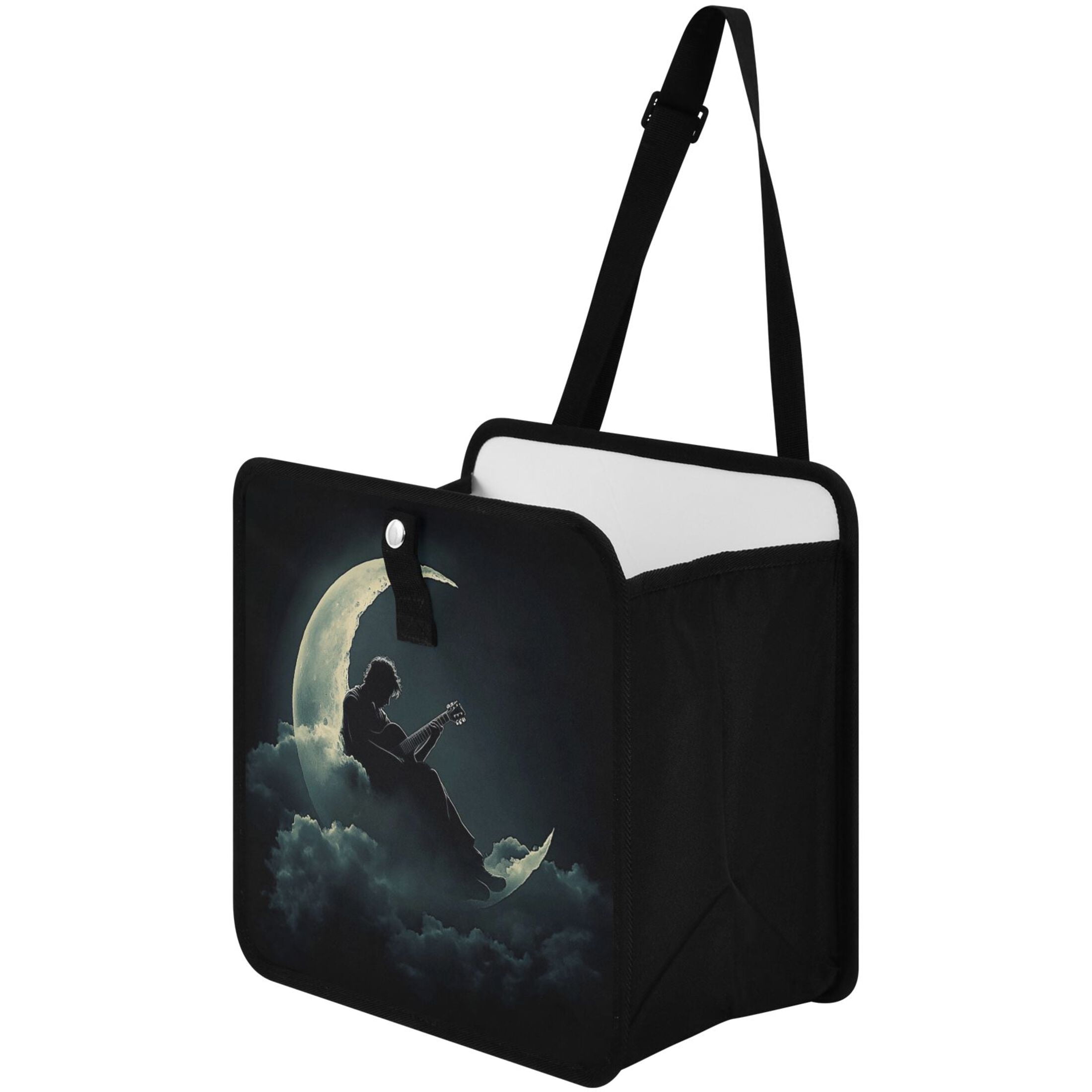 Qxltty Playing Guitar on The Moon Car Dumpster Collapsible Rear Seat ...