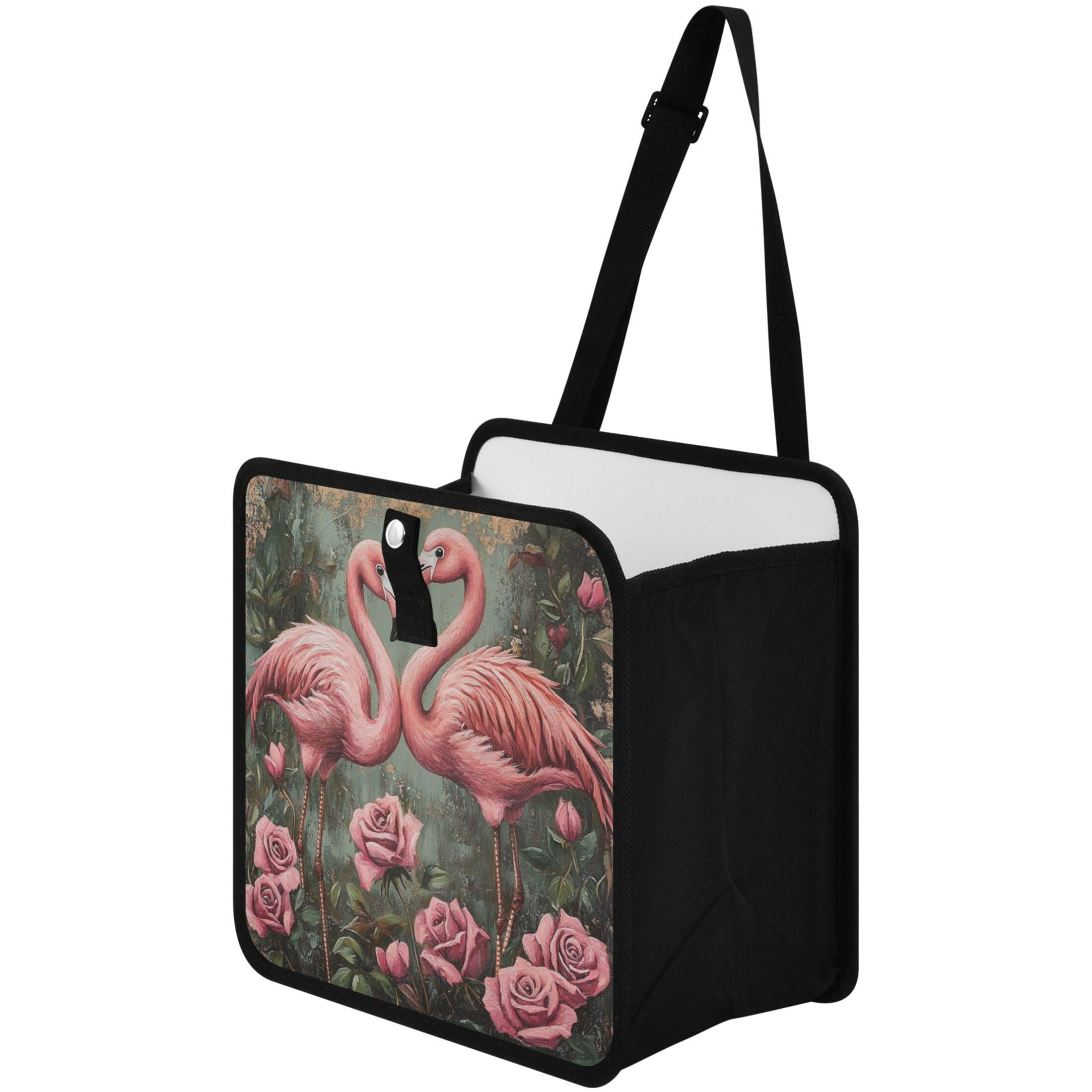 Qxltty Ragged Pink Flamingo Car Dumpster Collapsible Rear Seat ...