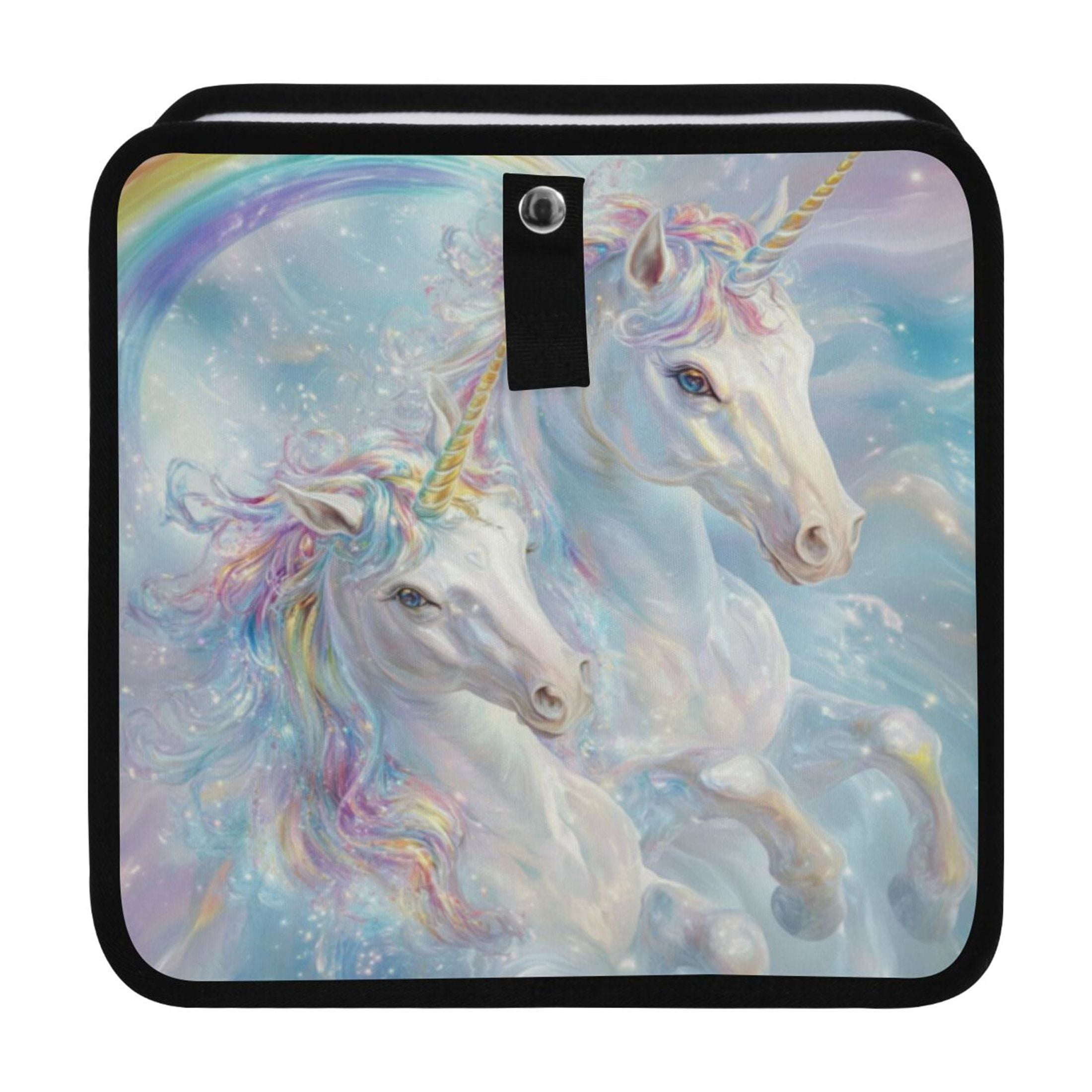 Qxltty Rainbow Unicorns Car Dumpster Collapsible Rear Seat Suspension ...