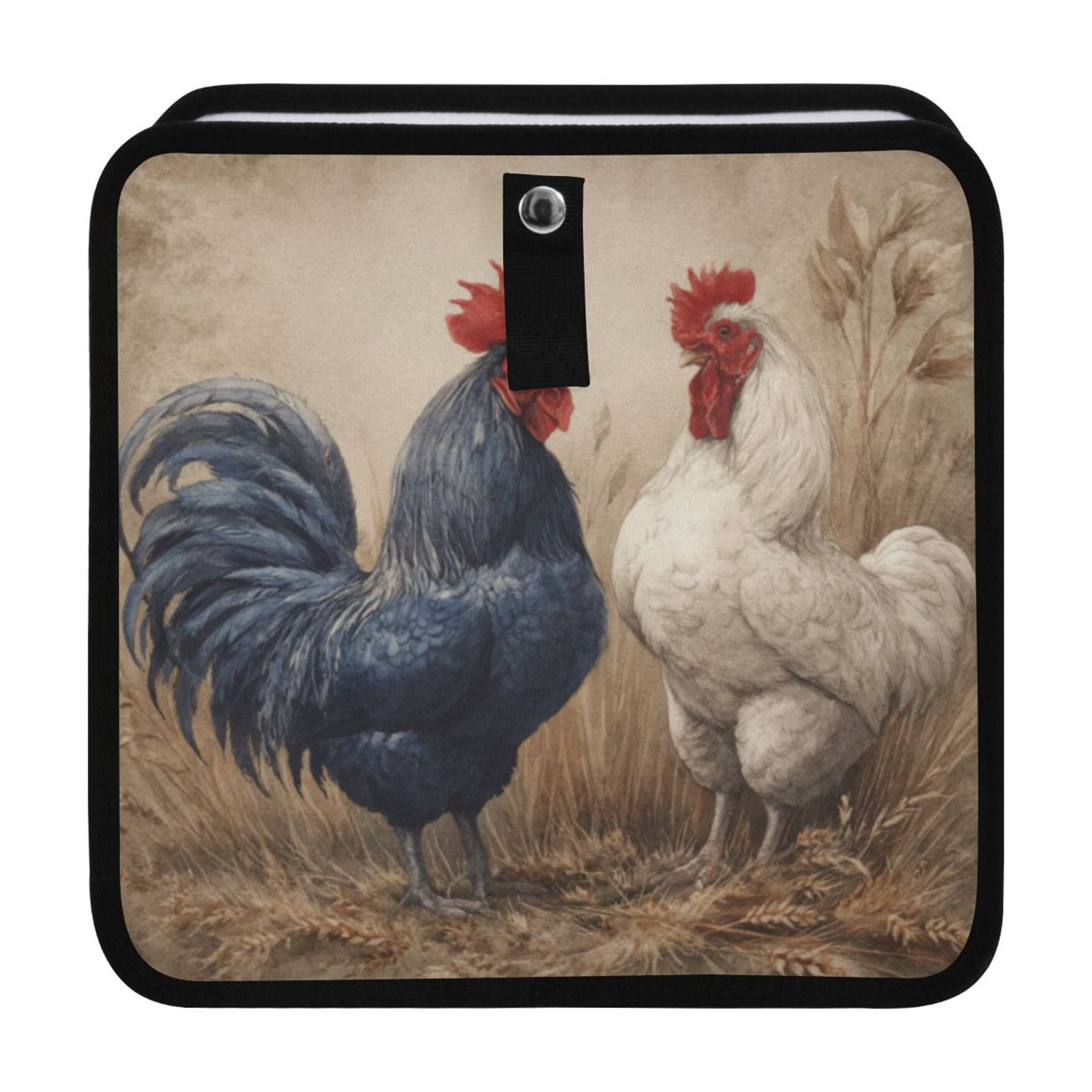 Qxltty Rooster Car Dumpster Collapsible Rear Seat Suspension Trash for ...