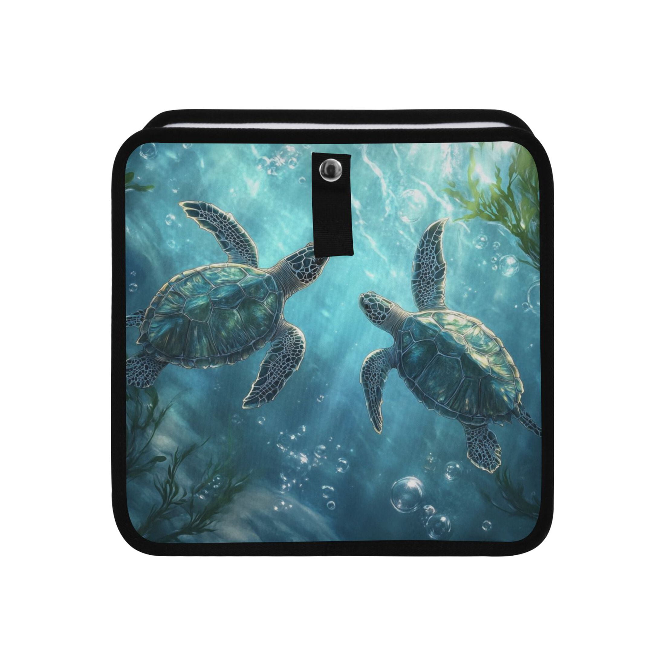 Qxltty Sea Turtle Car Dumpster Collapsible Rear Seat Suspension Trash ...