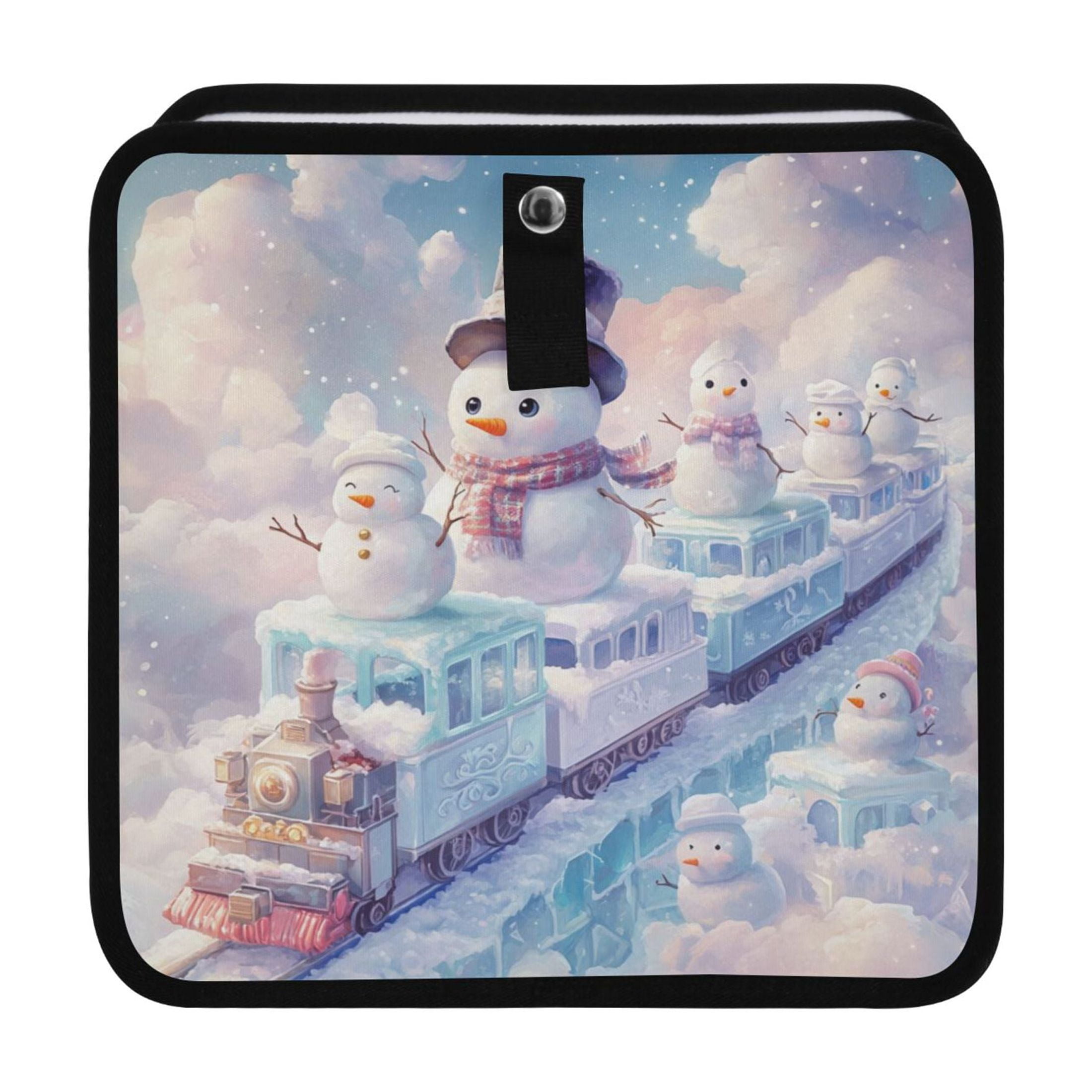 Qxltty Snowman Train Car Dumpster Collapsible Rear Seat Suspension ...