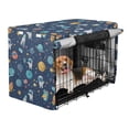 Qxltty Space Themed Crate Cover Durable Oxford Cloth Pet Kennel ...