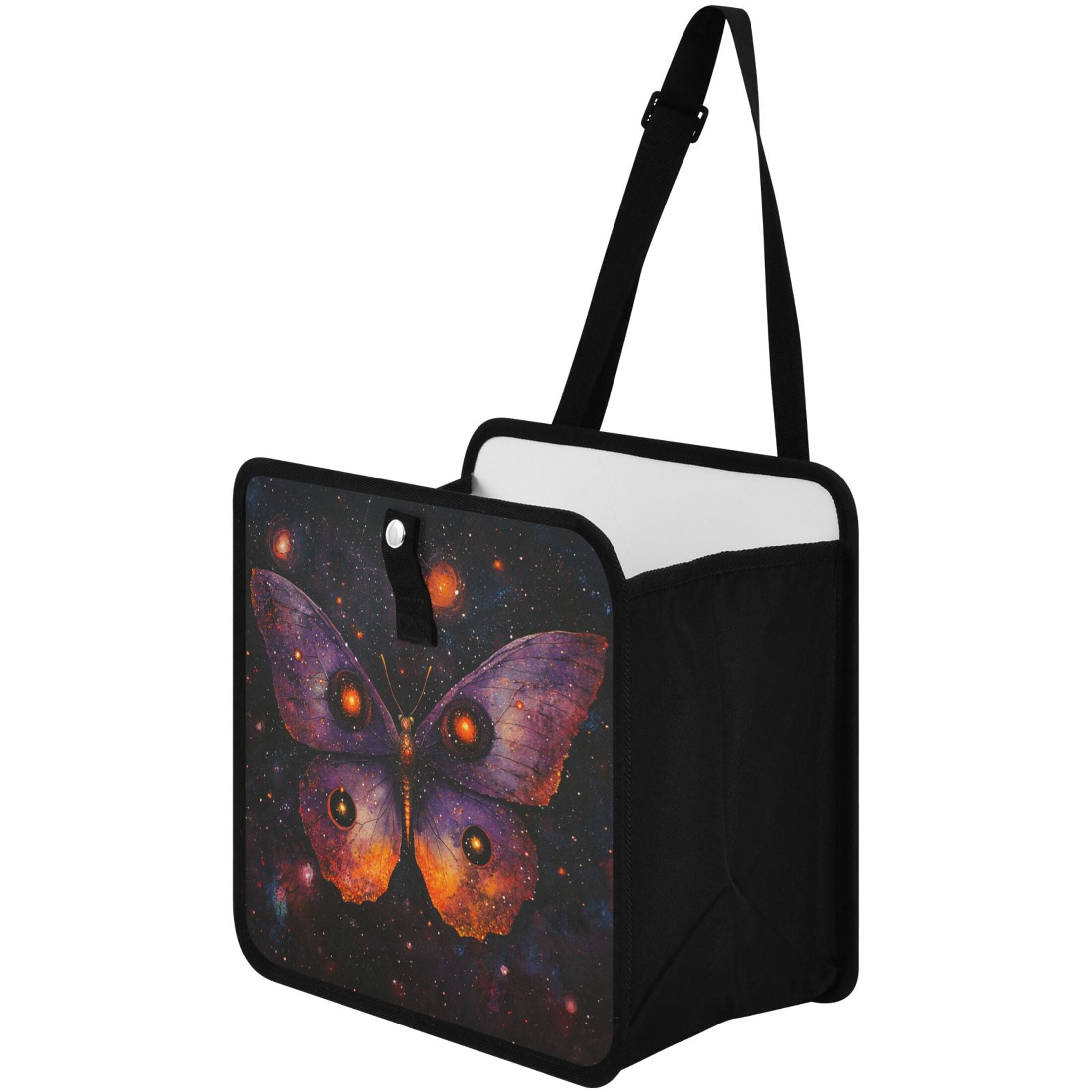 Qxltty Star Purple Butterfly Car Dumpster Collapsible Rear Seat ...