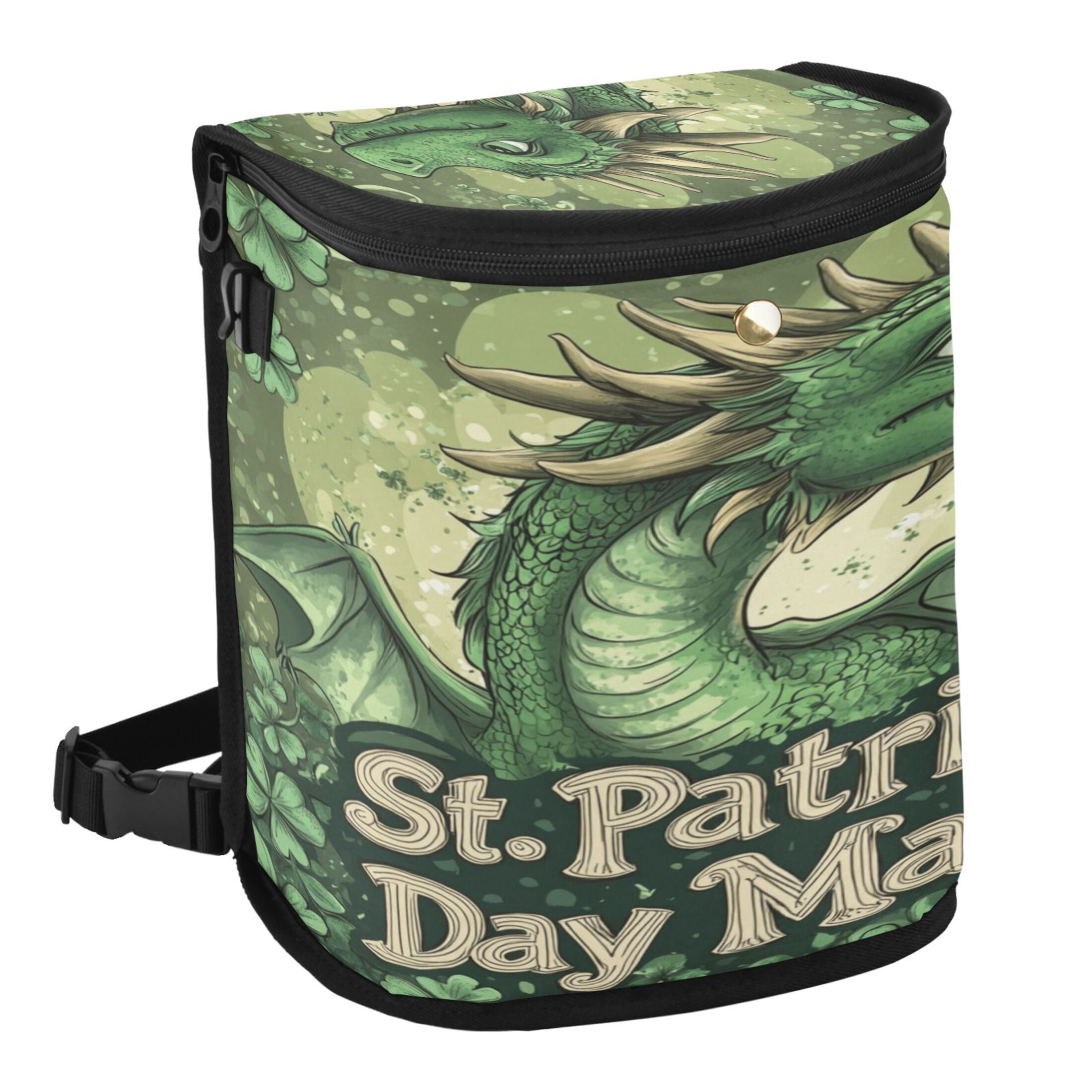 Qxltty Stpatricks Day Anime Dragon Car Trash Can with Lid Vehicle ...