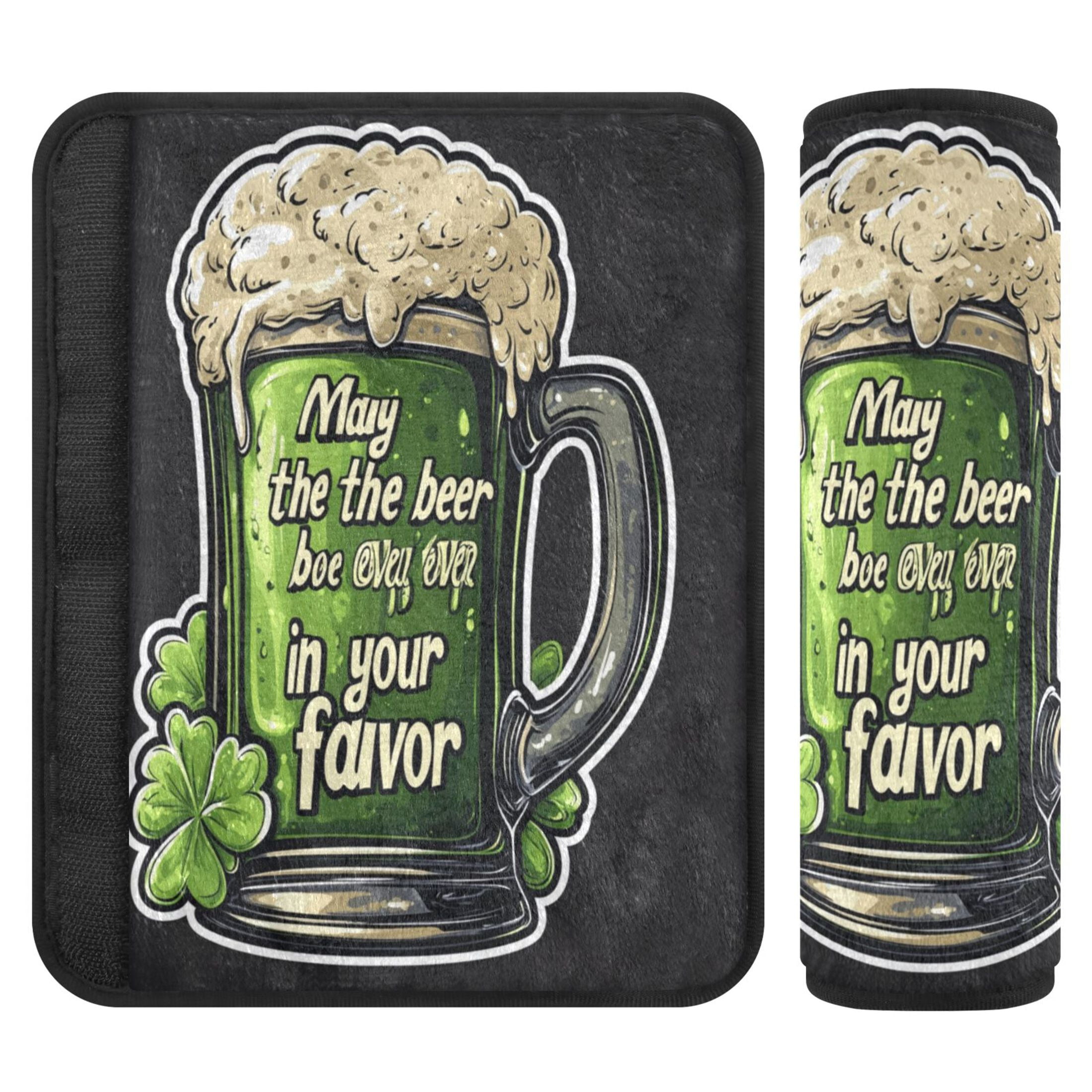 Qxltty Stpatricks Day Beers Car Seat Strap Pads are Soft and Snug ...