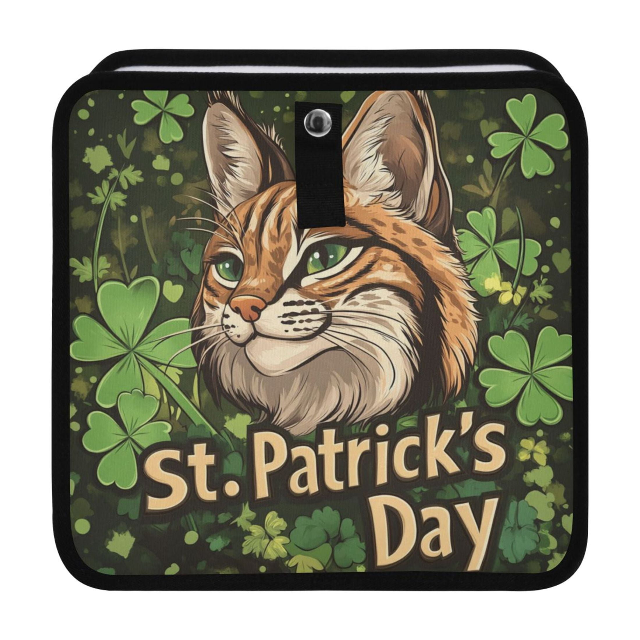 Qxltty Stpatricks Day Cute Lynx Car Dumpster Collapsible Rear Seat ...