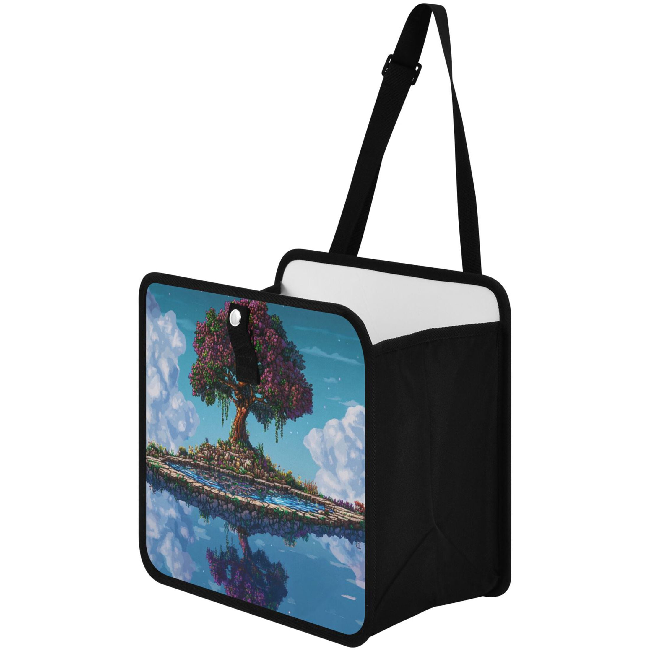 Qxltty Terraria Style Tree Car Dumpster Collapsible Rear Seat Suspension Trash for Front Seat ...