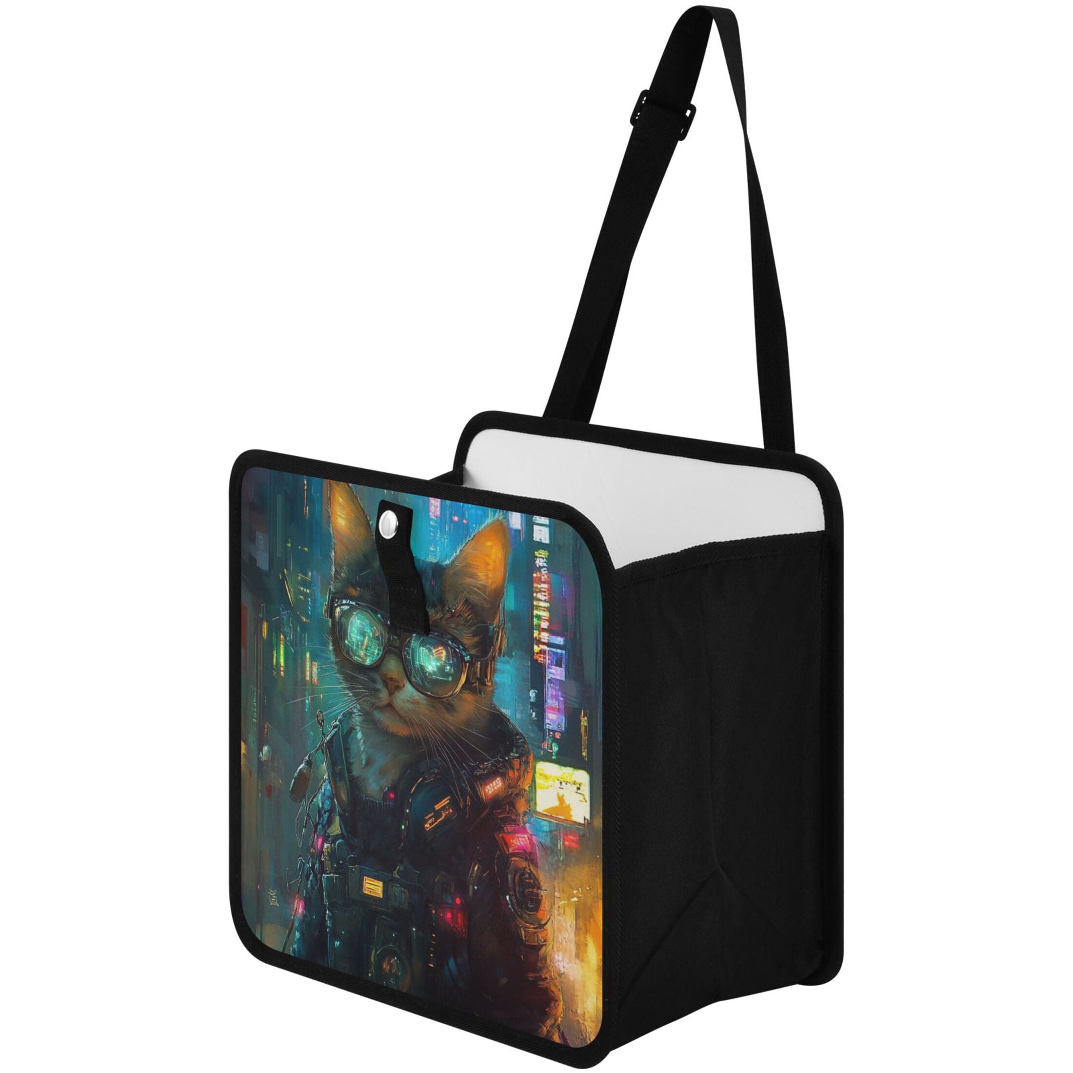 Qxltty The Cyberpunk Cat Car Dumpster Collapsible Rear Seat Suspension ...