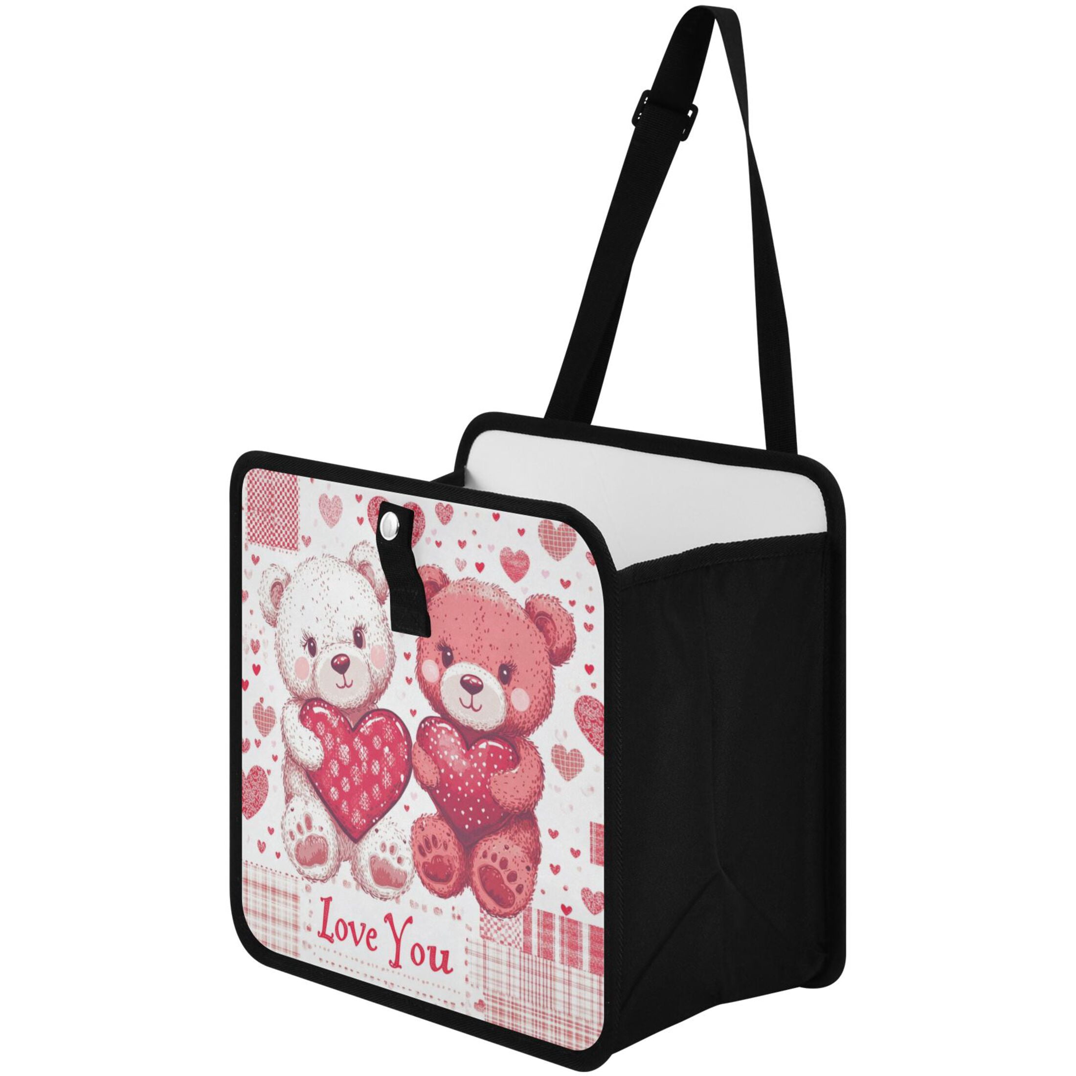 Qxltty Valentine Teddy Bears Car Dumpster Collapsible Rear Seat ...