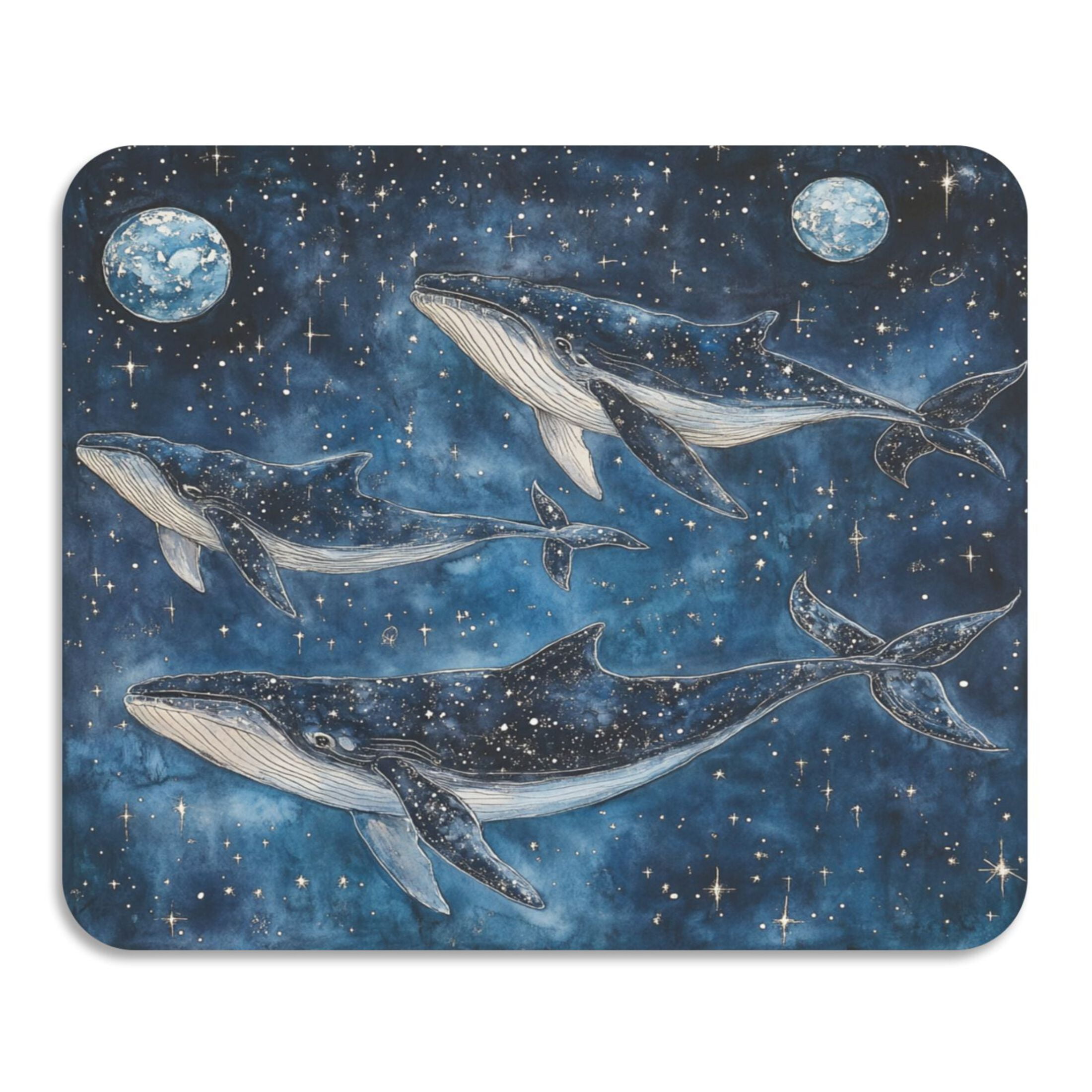 Qxltty Whale Stars Dish Drying Mat Coffee Bar Mats Rubber Backed ...