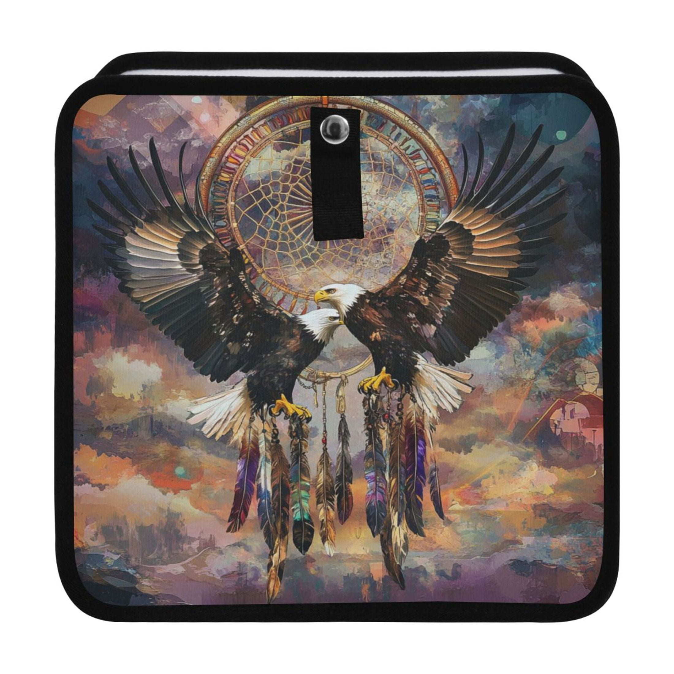 Qxltty White Eagles Soaring Car Dumpster Collapsible Rear Seat ...