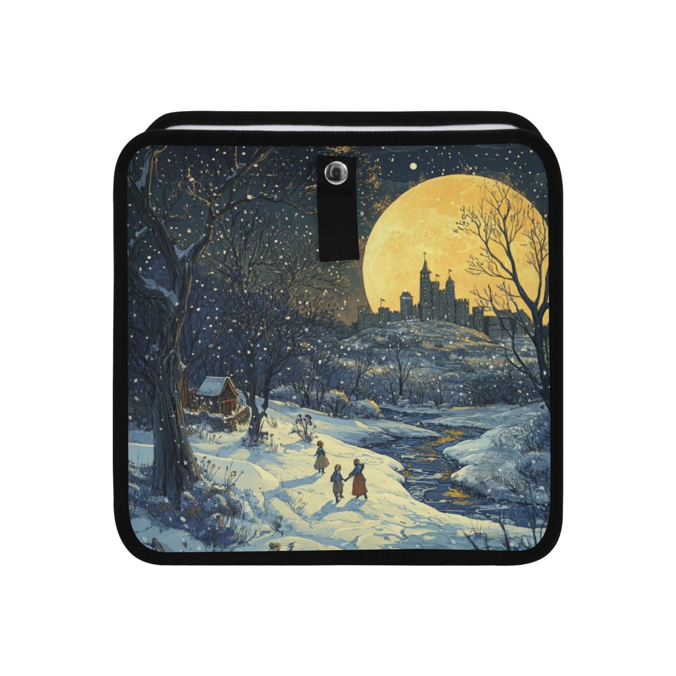 Qxltty Winter Village Scenery Car Dumpster Collapsible Rear Seat ...