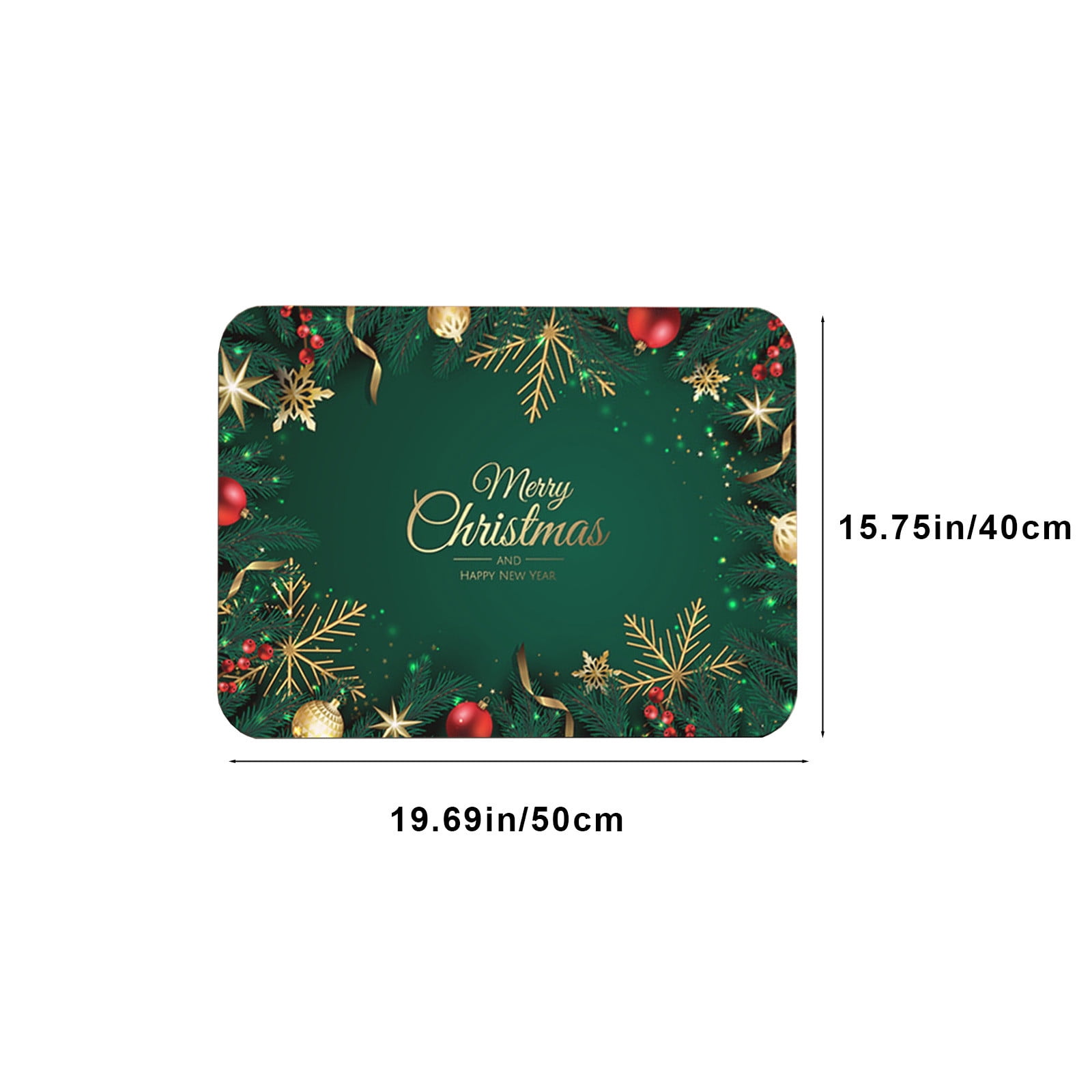 Comefolife Christmas Dish Drying Mat for Kitchen Counter, 15.7"x20 ...