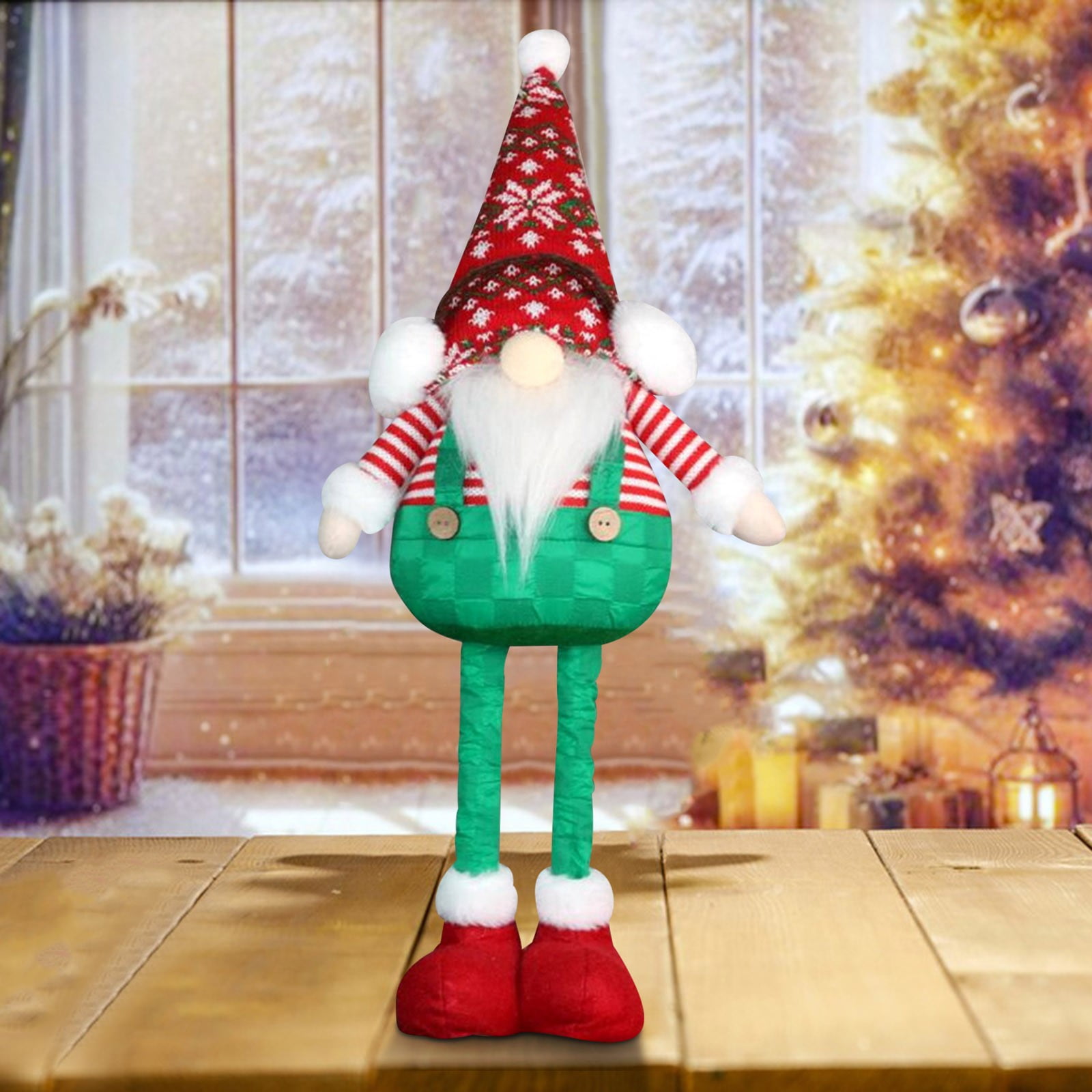 Comefolife Gnome Christmas Decorations Swedish Tomte Stuffed Gnomes ...