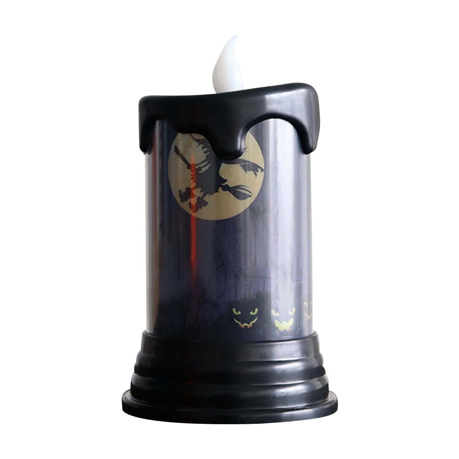 Comefolife Halloween Flameless Candle Lamp Battery Operated,Halloween ...