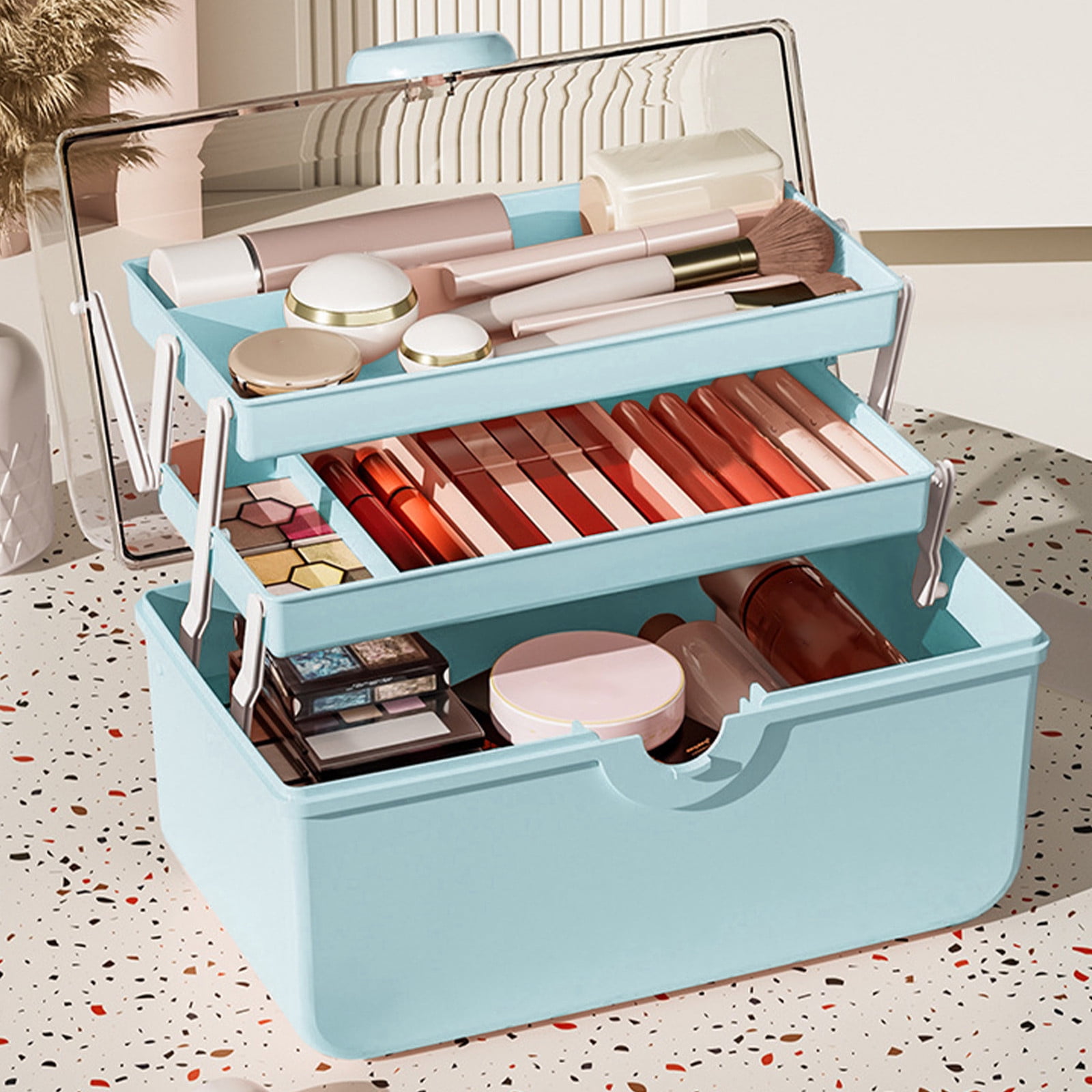 Comefolife Makeup Storage Organizer, Large Capacity Makeup Organizer ...